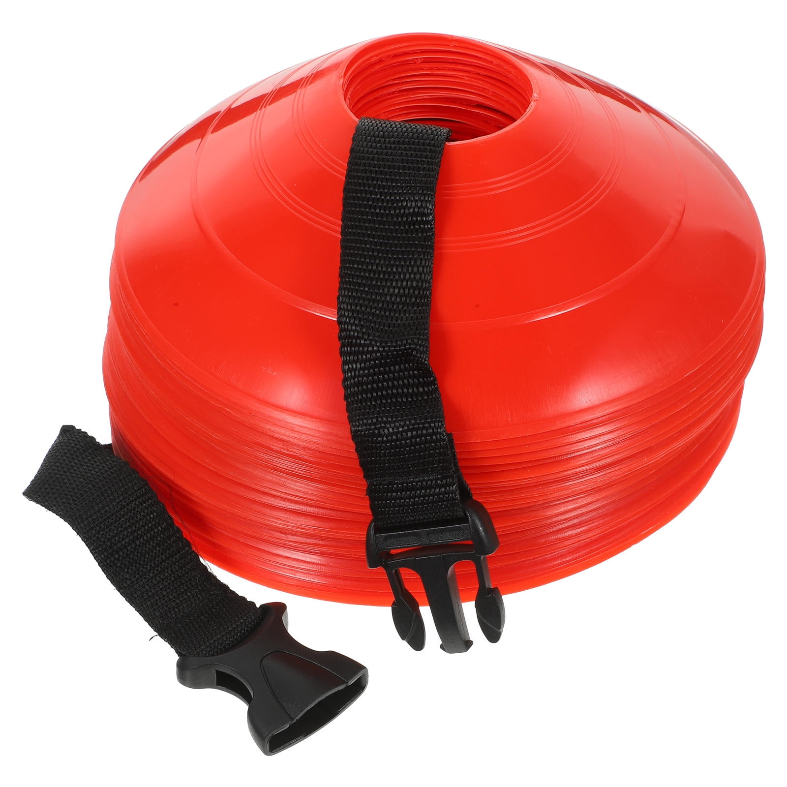 FONDOTIN 50Pcs Plastic Cones for Sports Portable Stable Plastic Round ...