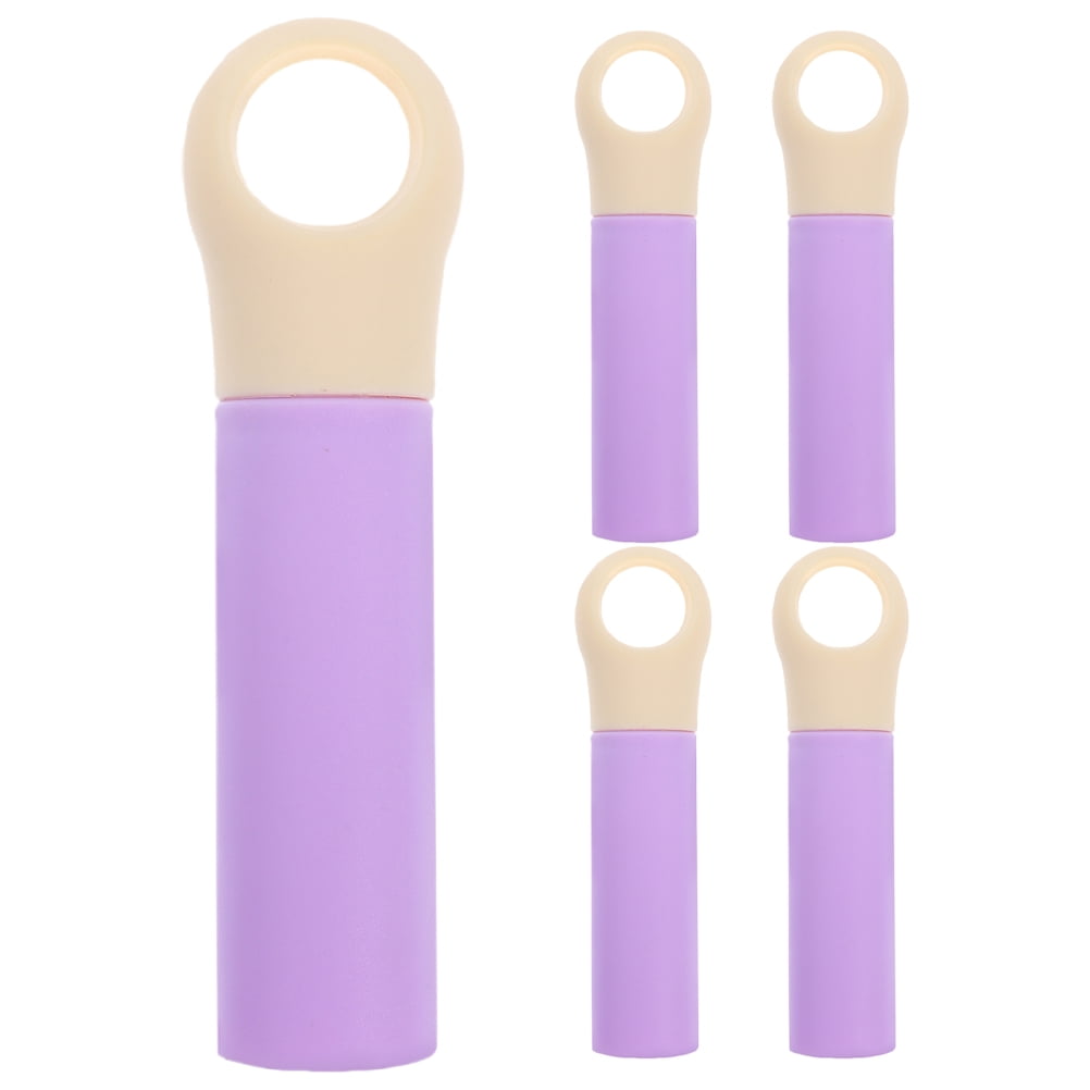 FONDOTIN Standard Design Mop Handle End Caps Plastic 5Pcs 4.6X1.3X1.0In ...