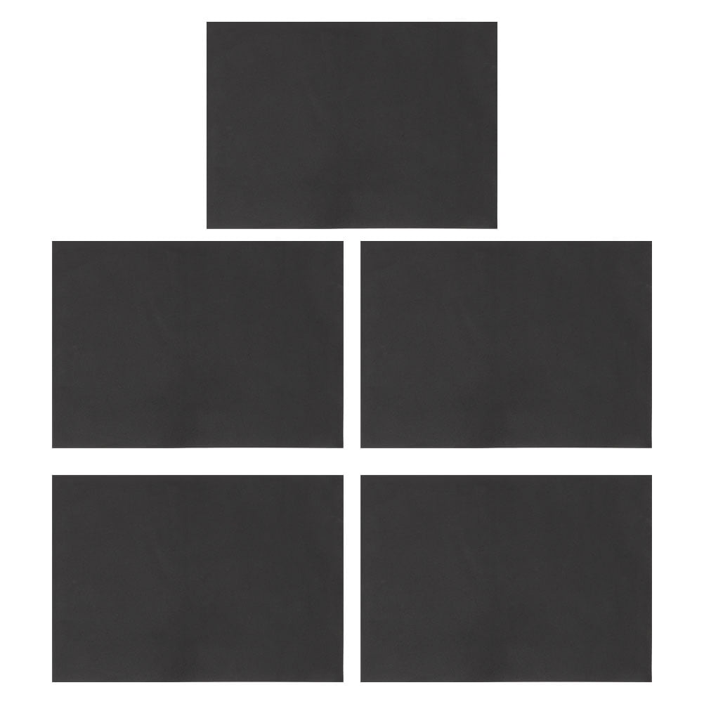 FONDOTIN 5pcs Foam Paper For Arts And Crafts Black Eva Foam Sheets For ...