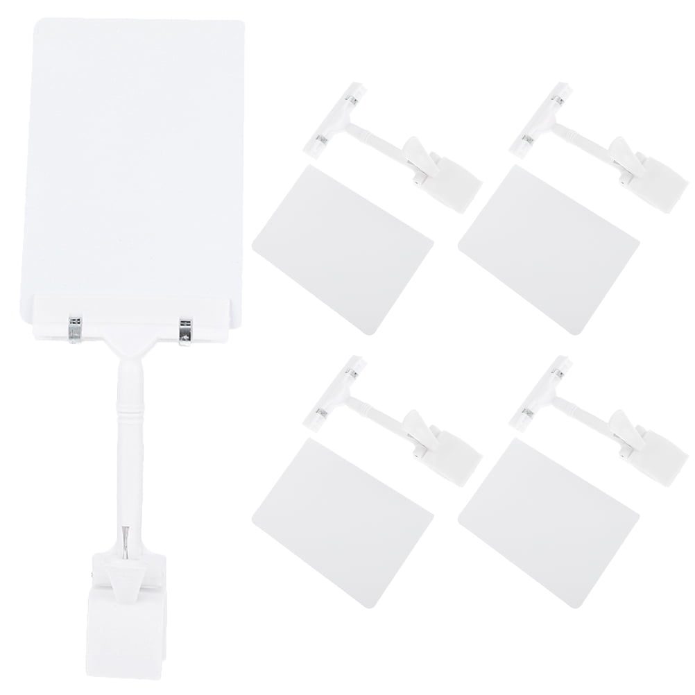 FONDOTIN 5pcs Tag Holder Sign Display Stands For Retail Store ...