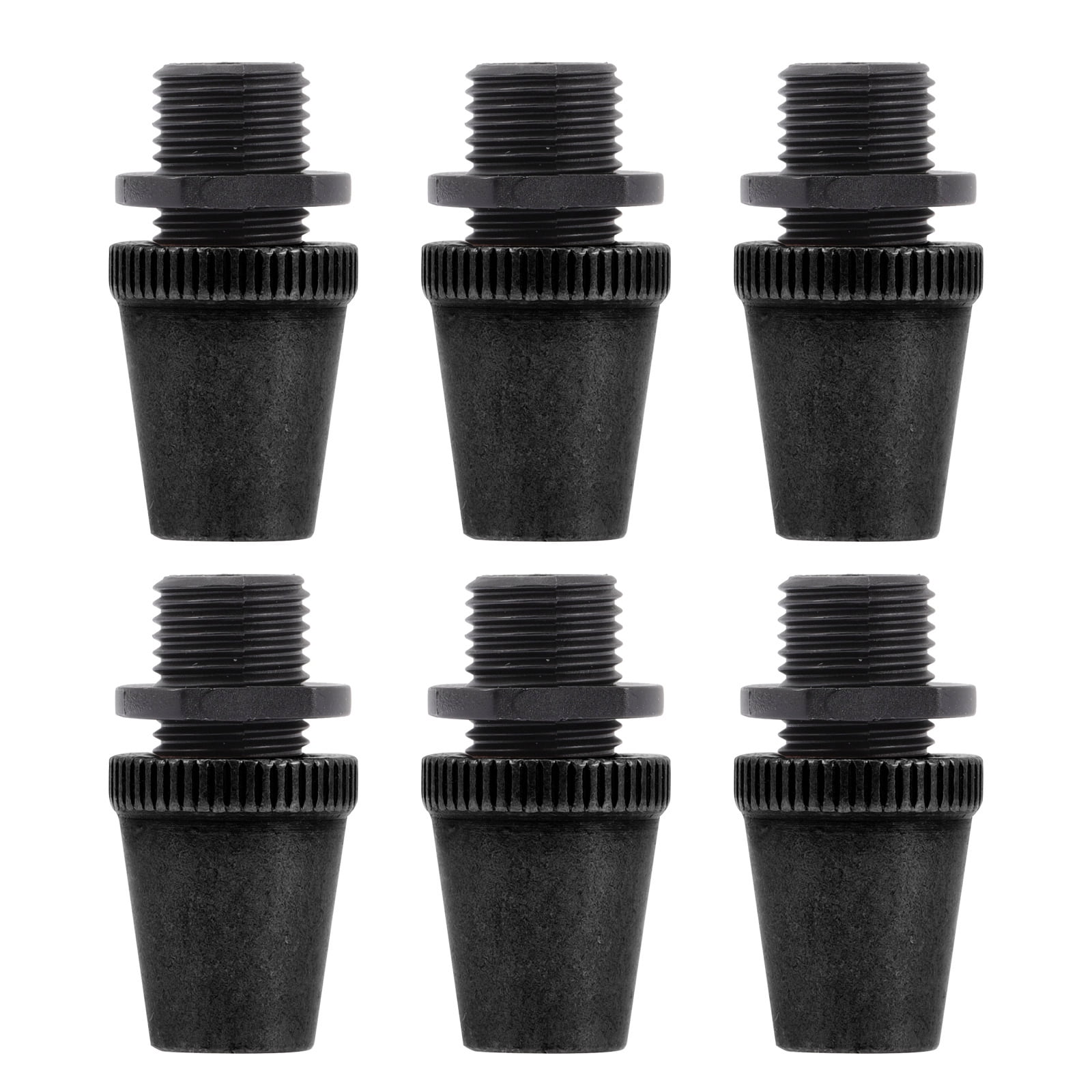 FONDOTIN 6Pcs Retro Style Black Iron Cable Glands Connectors Cable Clip ...