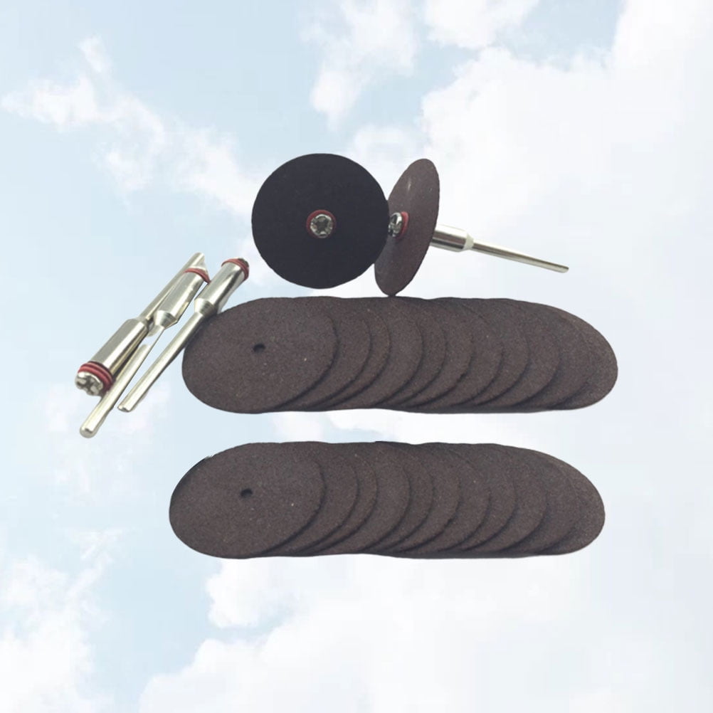 FONDOTIN 75Pcs Metal Slices Saw Slice for Light Brown Circular Resin ...