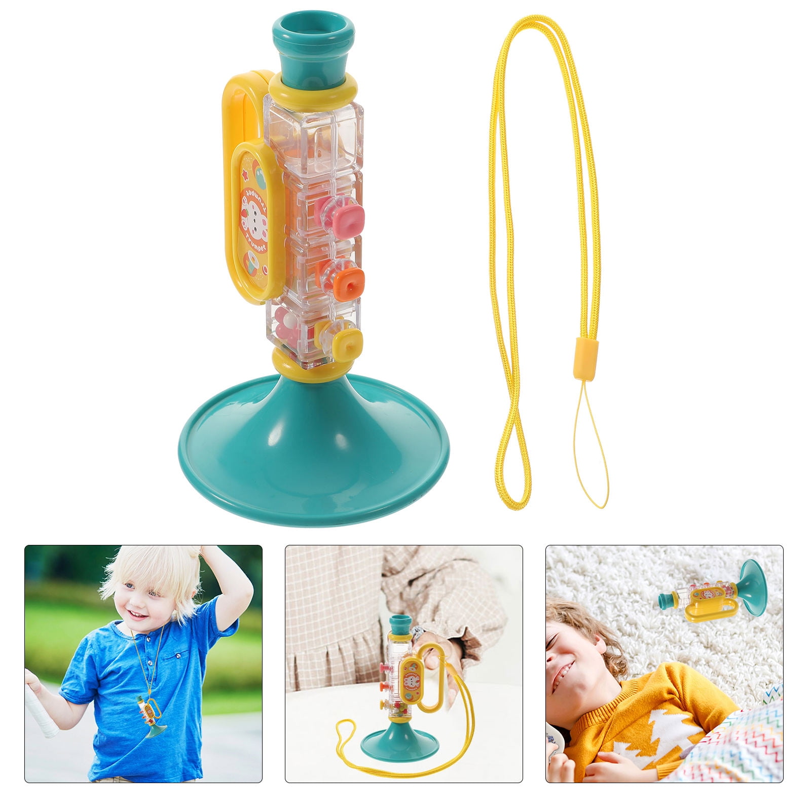 FONDOTIN 7Pack Small Toy Trumpet Creative Trumpet Toys for Toddlers ...