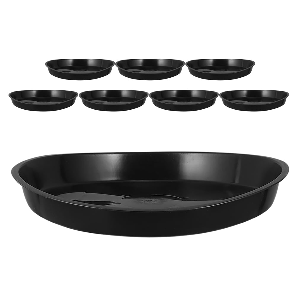 FONDOTIN 8Pcs Plant Drip Trays Plastic Plant Trays Plant Drainage Tray ...
