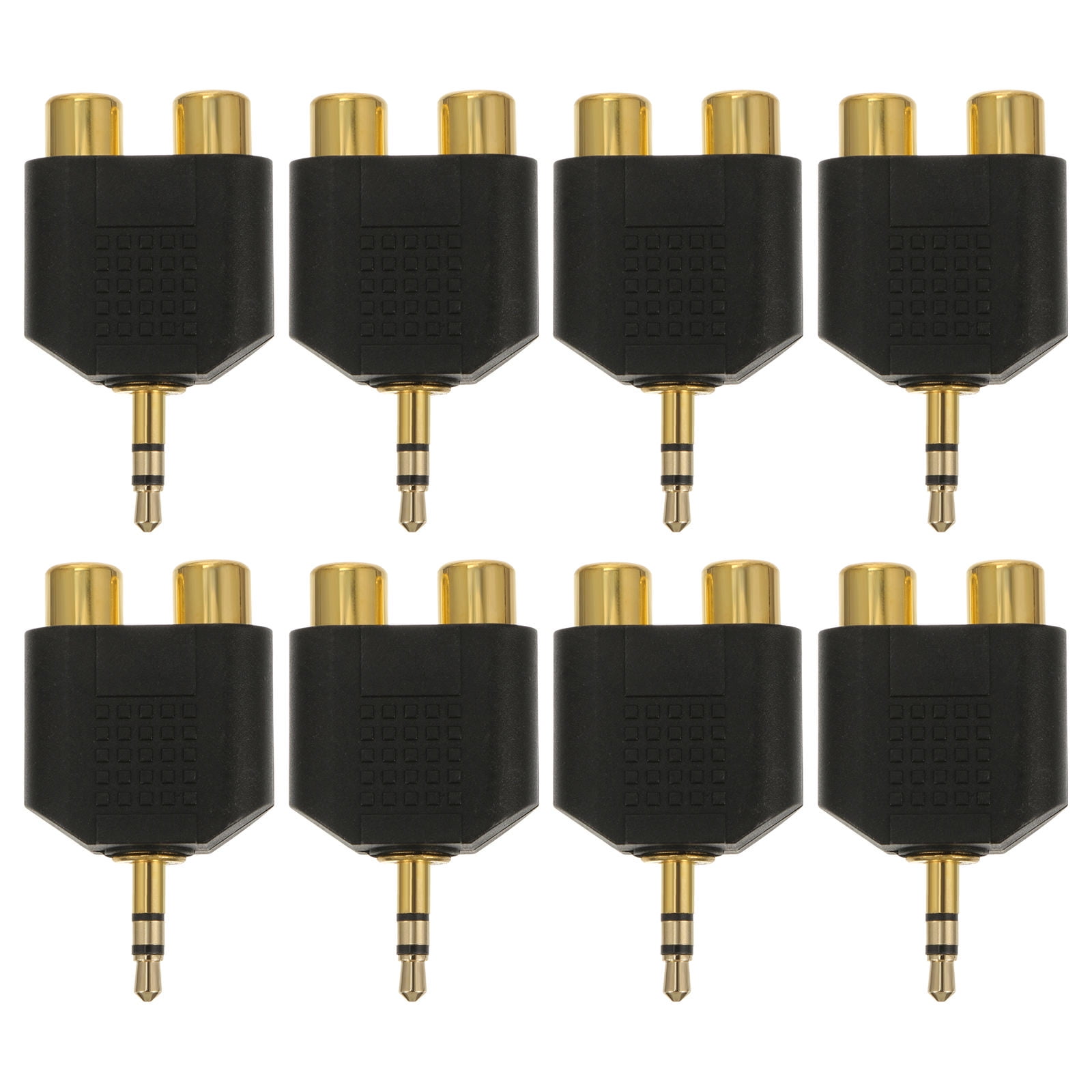 FONDOTIN 8Pcs Speaker Splitter for Professionals with Y Shape Stereo ...