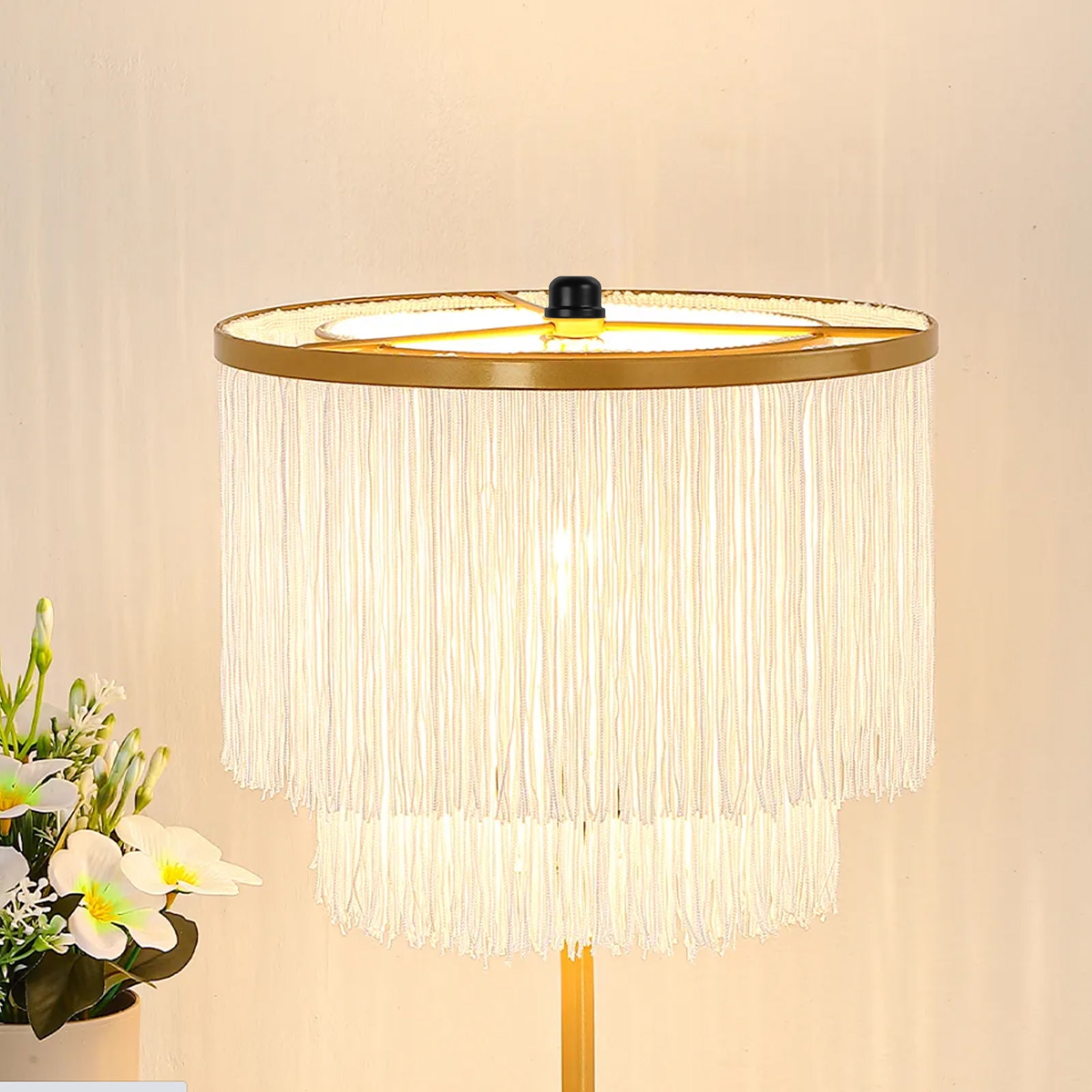 FONDOTIN 8pcs Decorative Lamp Shade Finial Caps Iron Ball Knob Finials ...