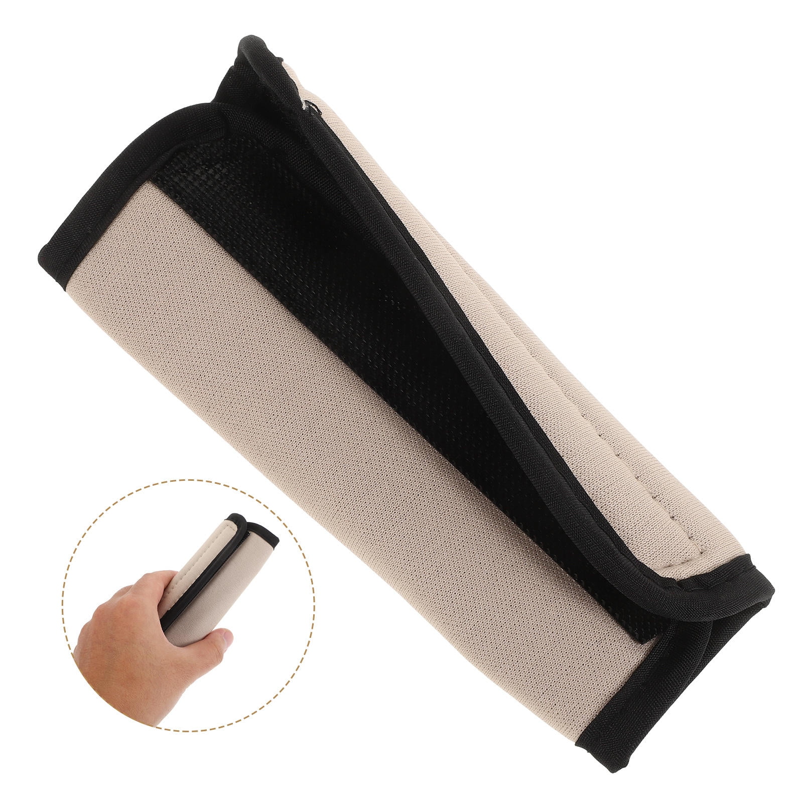 FONDOTIN Handle Cover Polyester Beige 1Set Car Interior Parts - Walmart.com