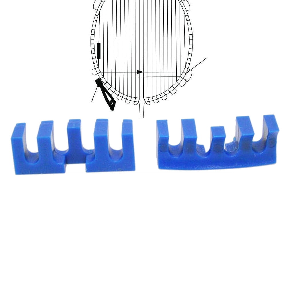 FONDOTIN Blue PVC 2Set Badminton Racket Stringing Machine Tool for ...