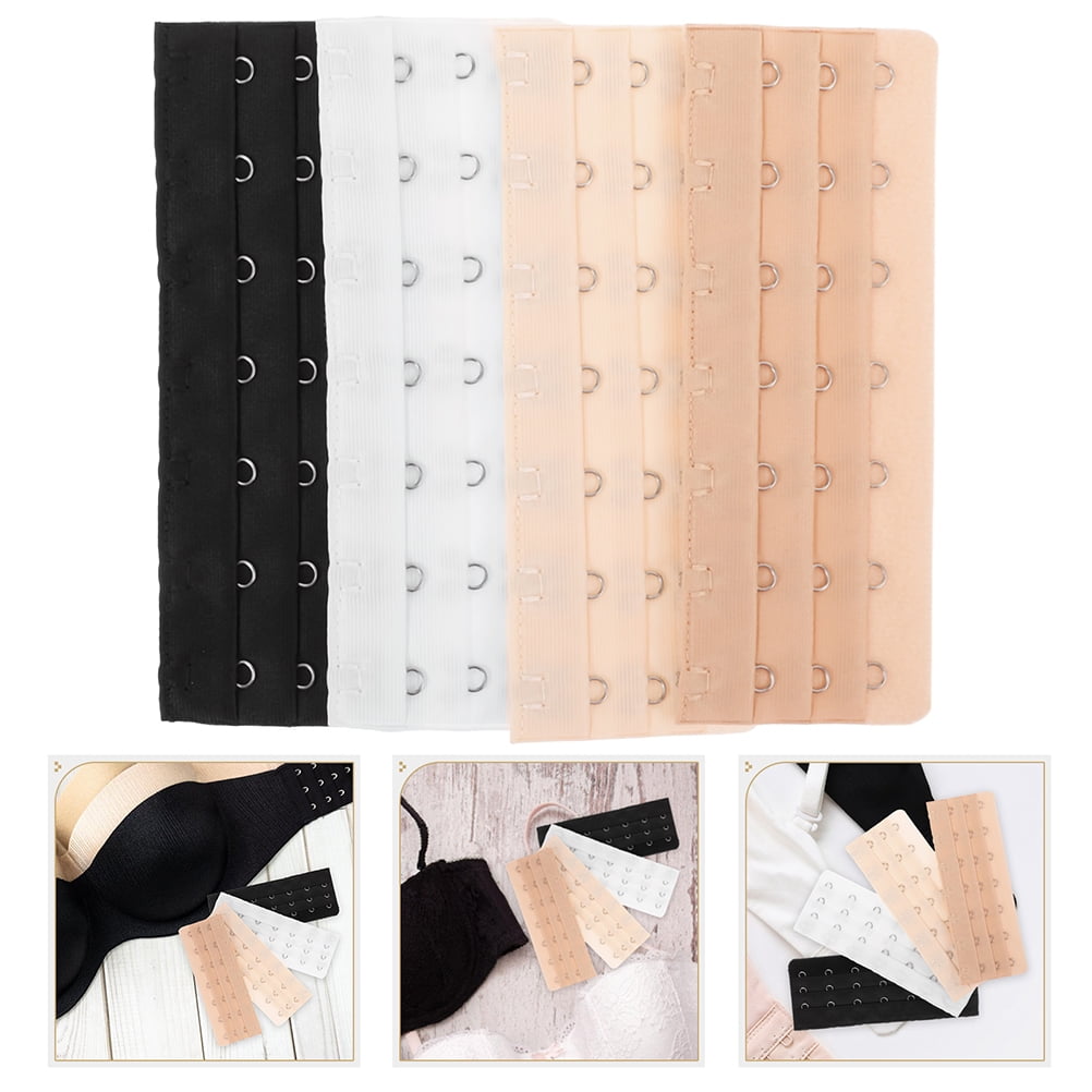 FONDOTIN Adjustable Bra Space Bra Extender Black 8Pcs - Walmart.com