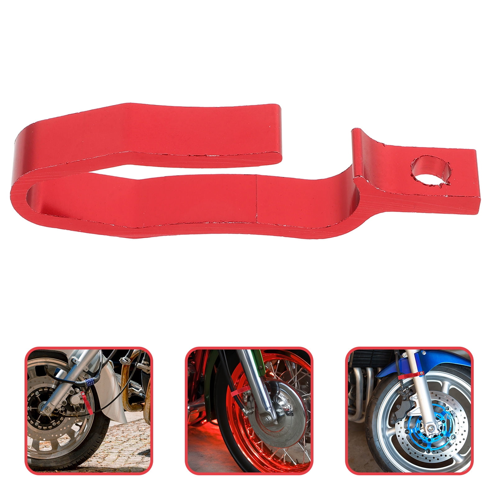 FONDOTIN Brake Cable Clips Motorcycle Brake Line Clamp Aluminum Alloy ...