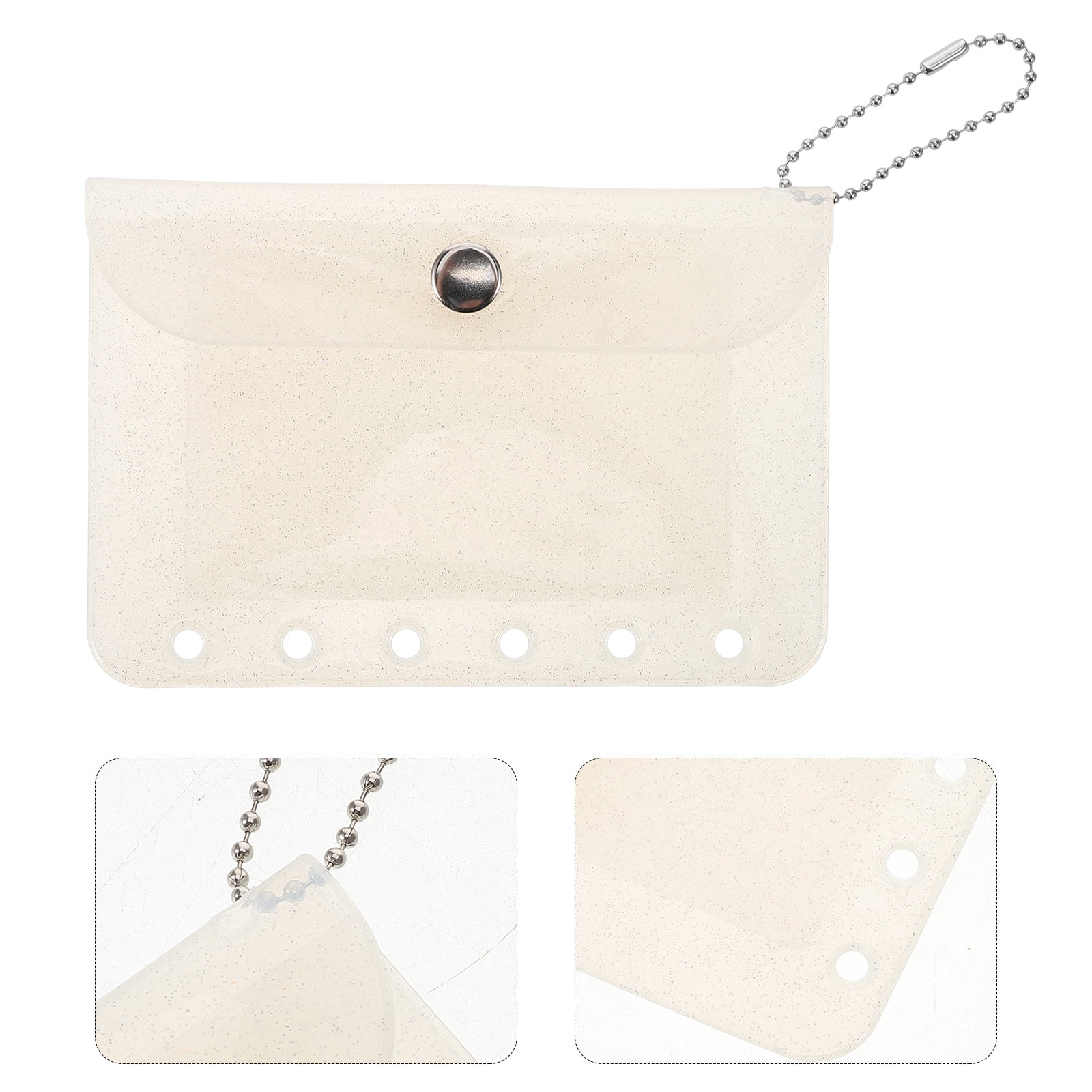 FONDOTIN Clear Keychain Pouch Clear Pouch Transparent Keychain Pouch ...