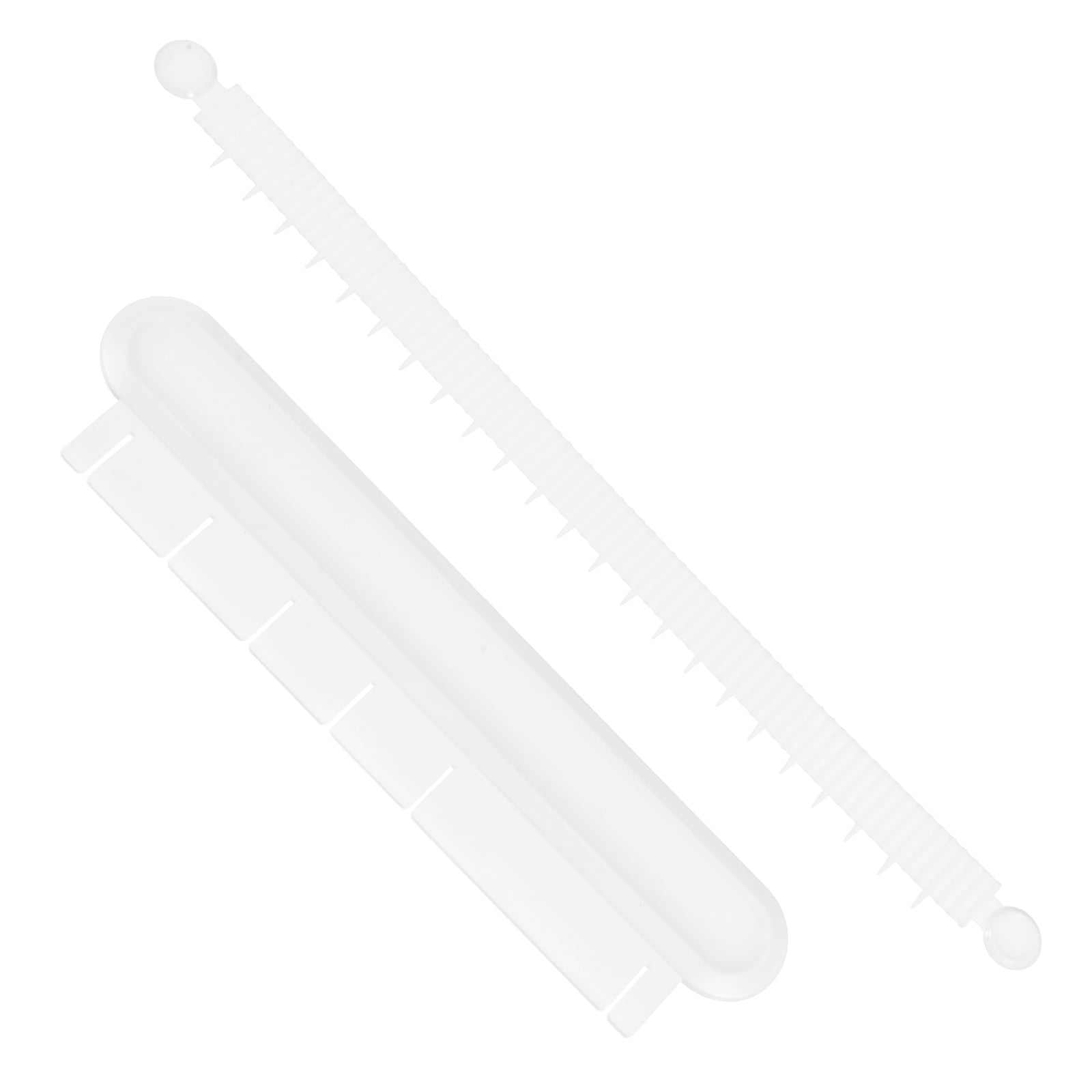 FONDOTIN Fondant Cake Arc Ruler Plastic 1 Set 9.8x1.7x0.3in - Walmart.com