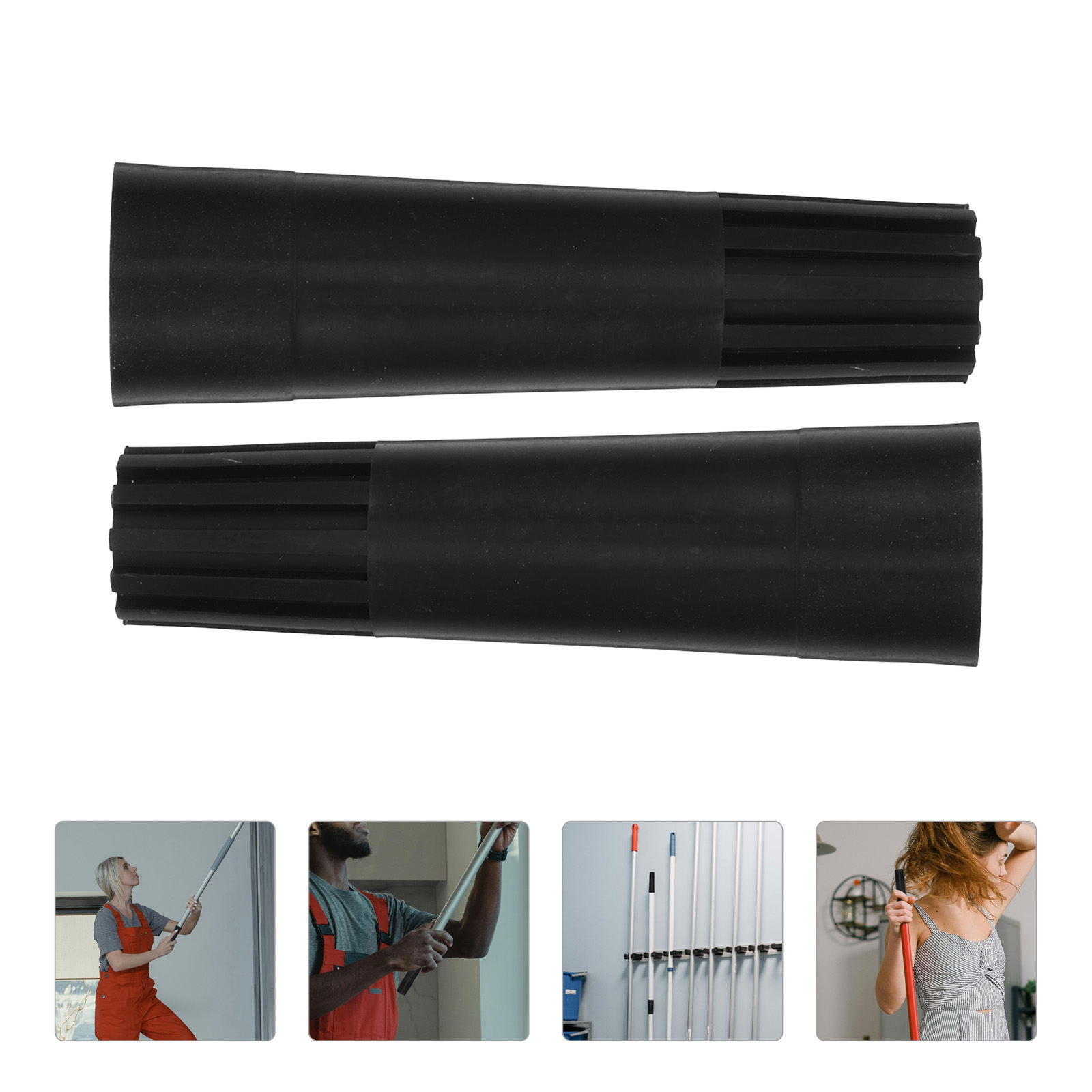 FONDOTIN Extension Mop Handle Threaded End Replacement Connector For ...