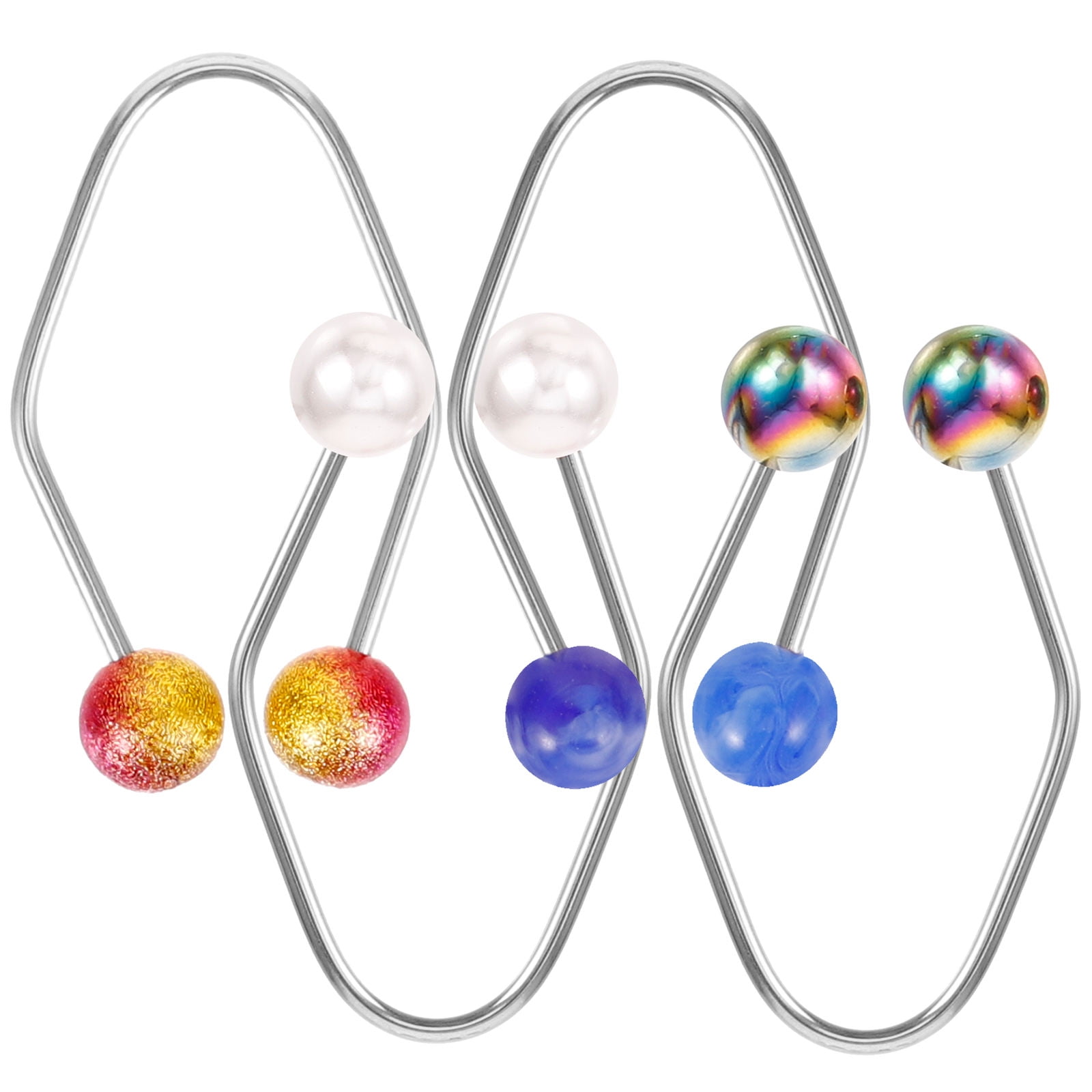 FONDOTIN Facial Dimple Trainer 4Pcs Pink Wrapped Paper Dimple Makers ...