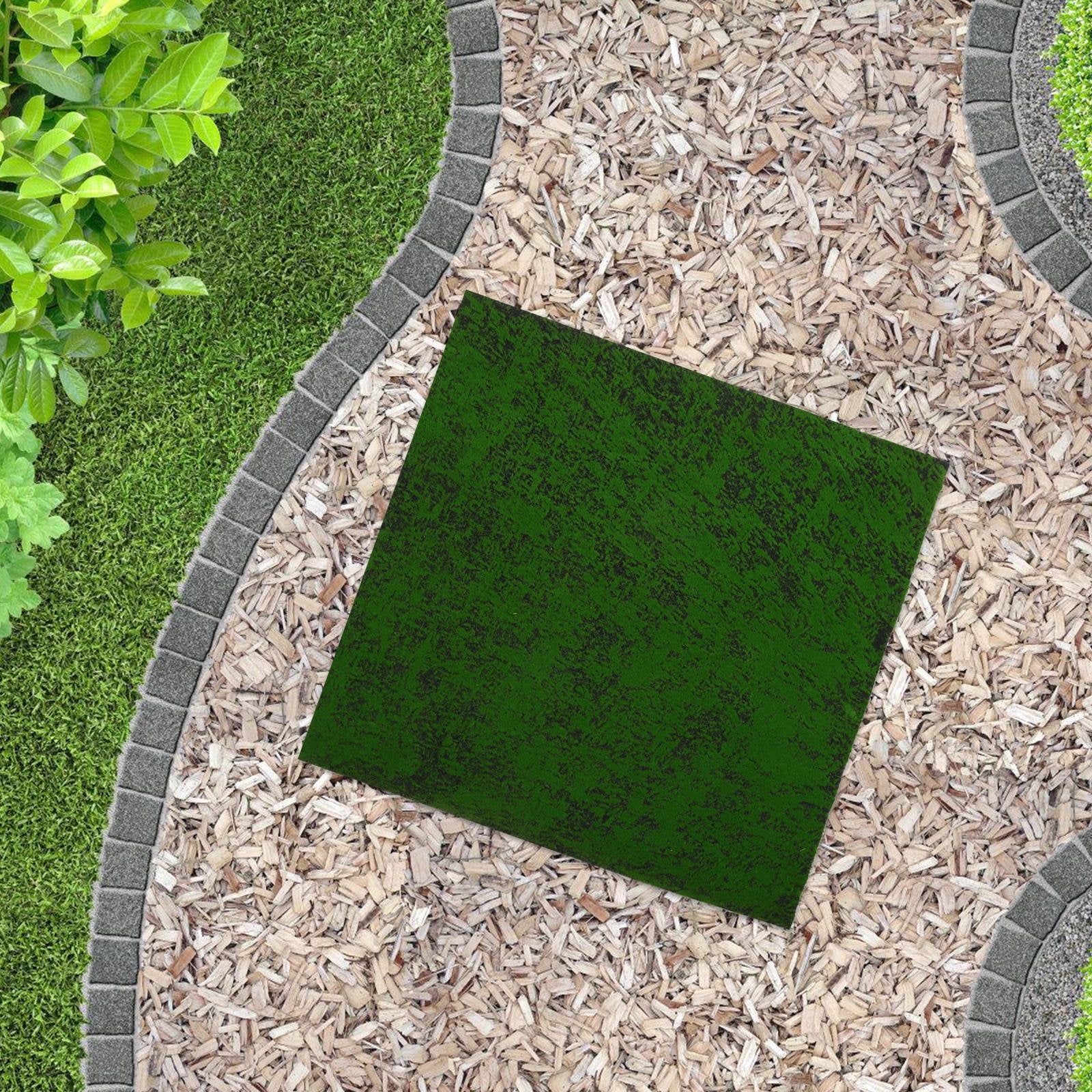 FONDOTIN Fake Turf Pad Grass Turf Foam 1 Sheet for Table Decoration and ...