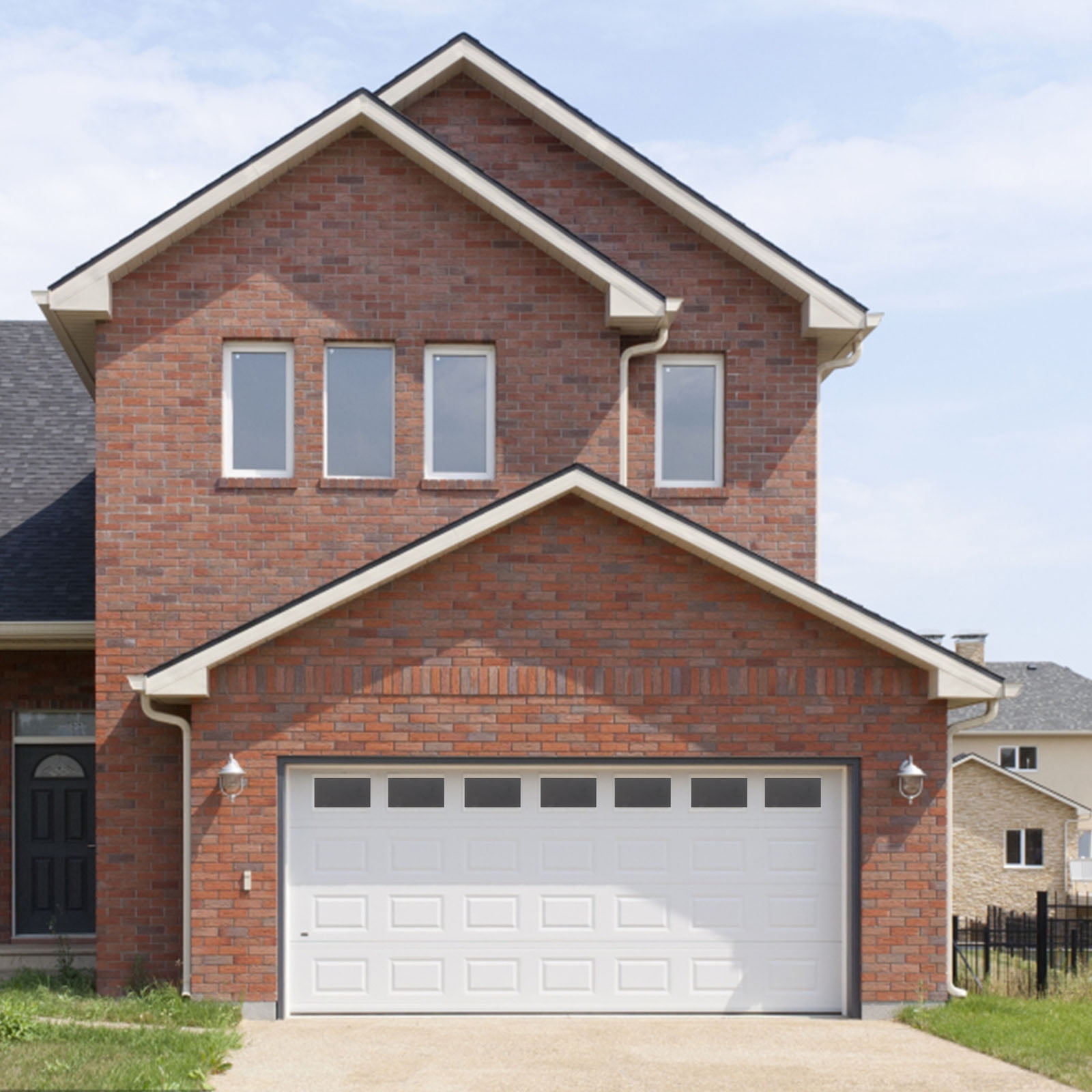 FONDOTIN Faux Magnetic Windows 32Pcs Black Rectangular Magnetic Panels ...