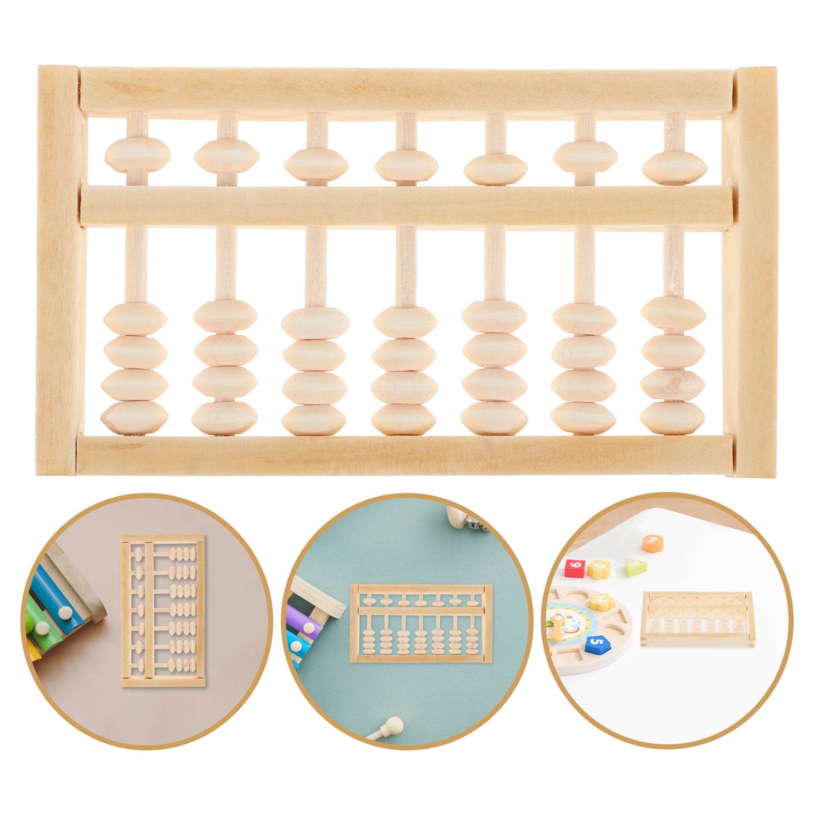 FONDOTIN Abacus For Kids Mini Abacus Wood 1Set For Educational ...