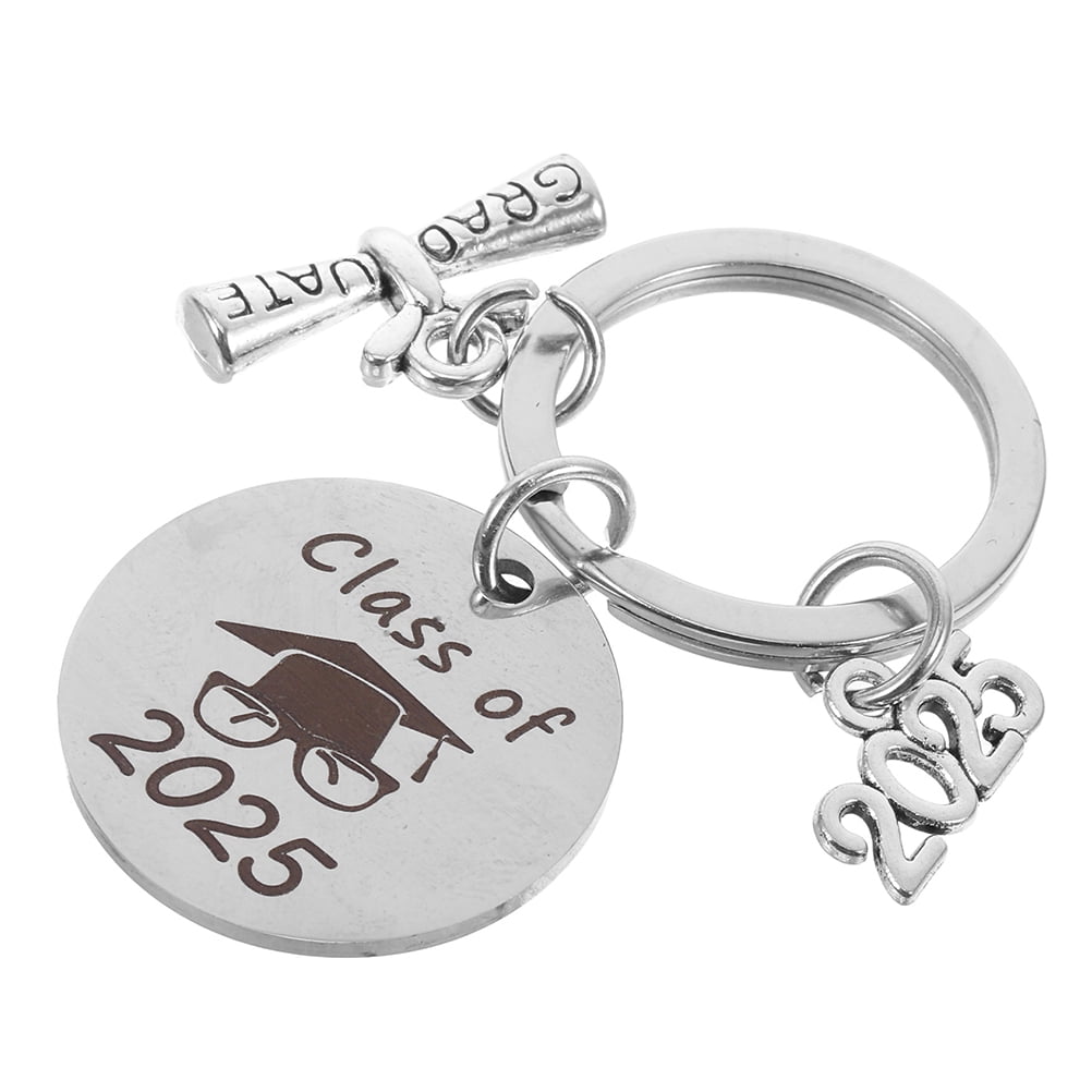 FONDOTIN Graduation Keychain Stainless Steel 1Pack 2.08X0.98X0.08in ...