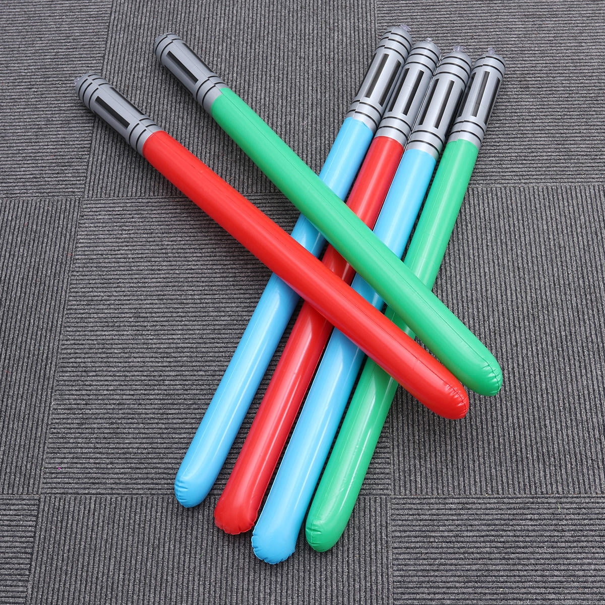 FONDOTIN Inflatable Swords for Kids 10Pcs Set 35.4x3.2x0.04in PVC Made ...