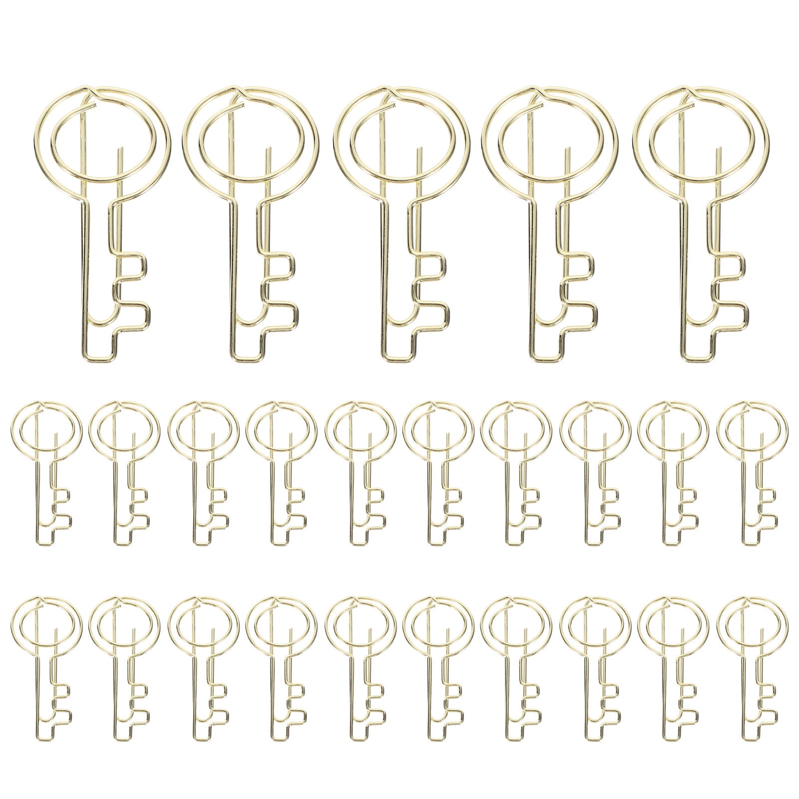 FONDOTIN Metal Multi-Use Paper Clips 30Pcs for Diy Projects and Crafts ...