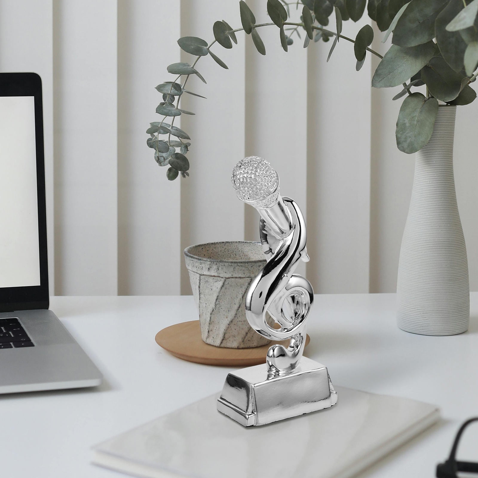 FONDOTIN Microphone Trophy for Singing Events Award for Karaoke Party ...