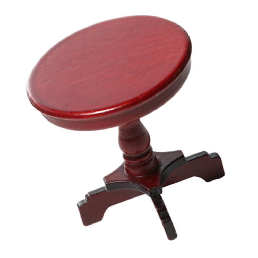 FONDOTIN Mini Round Table 1Pcs for Childrens Synthetic Material ...