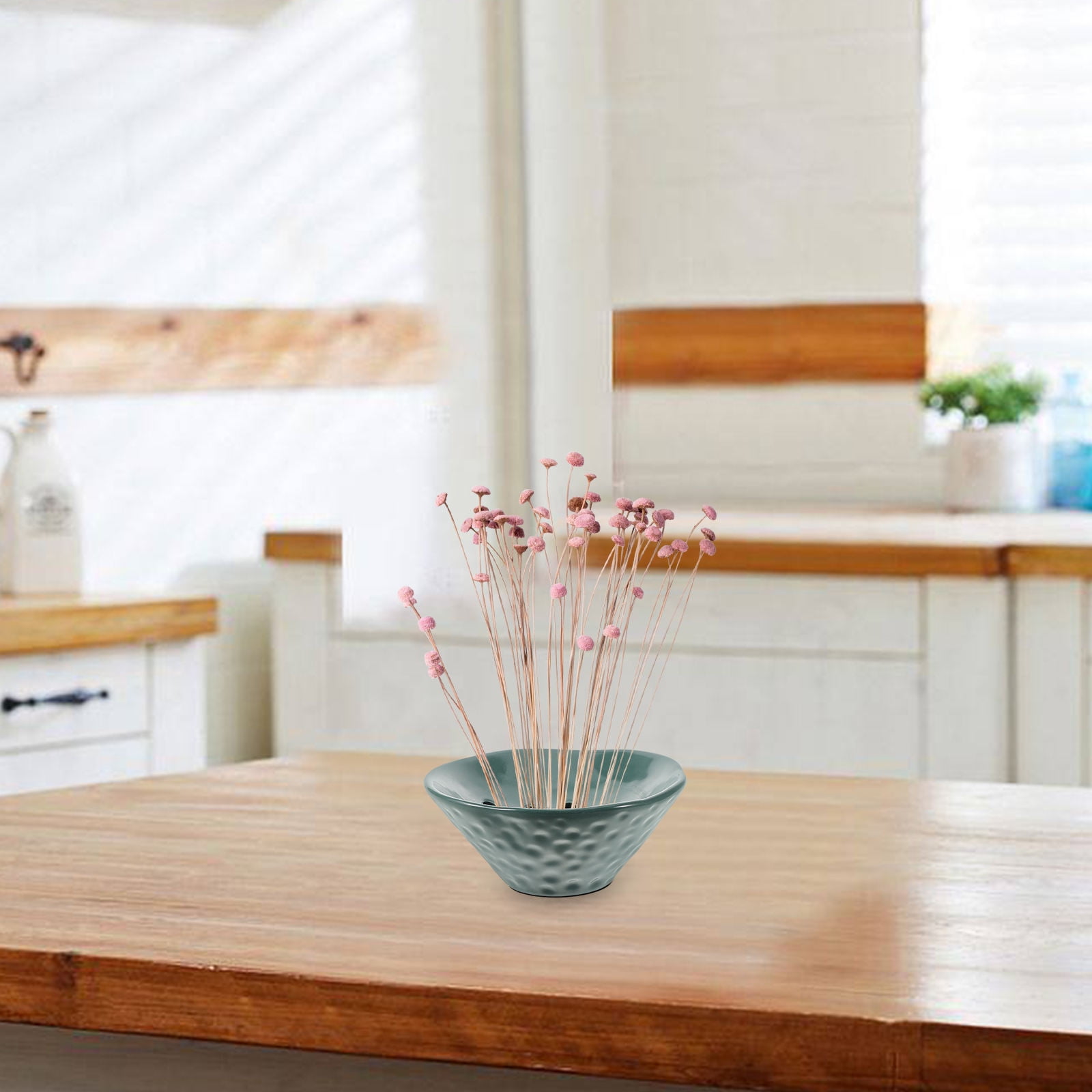 FONDOTIN Modern Lotus Pod Ceramic Vase - Small Flower Arrangement ...