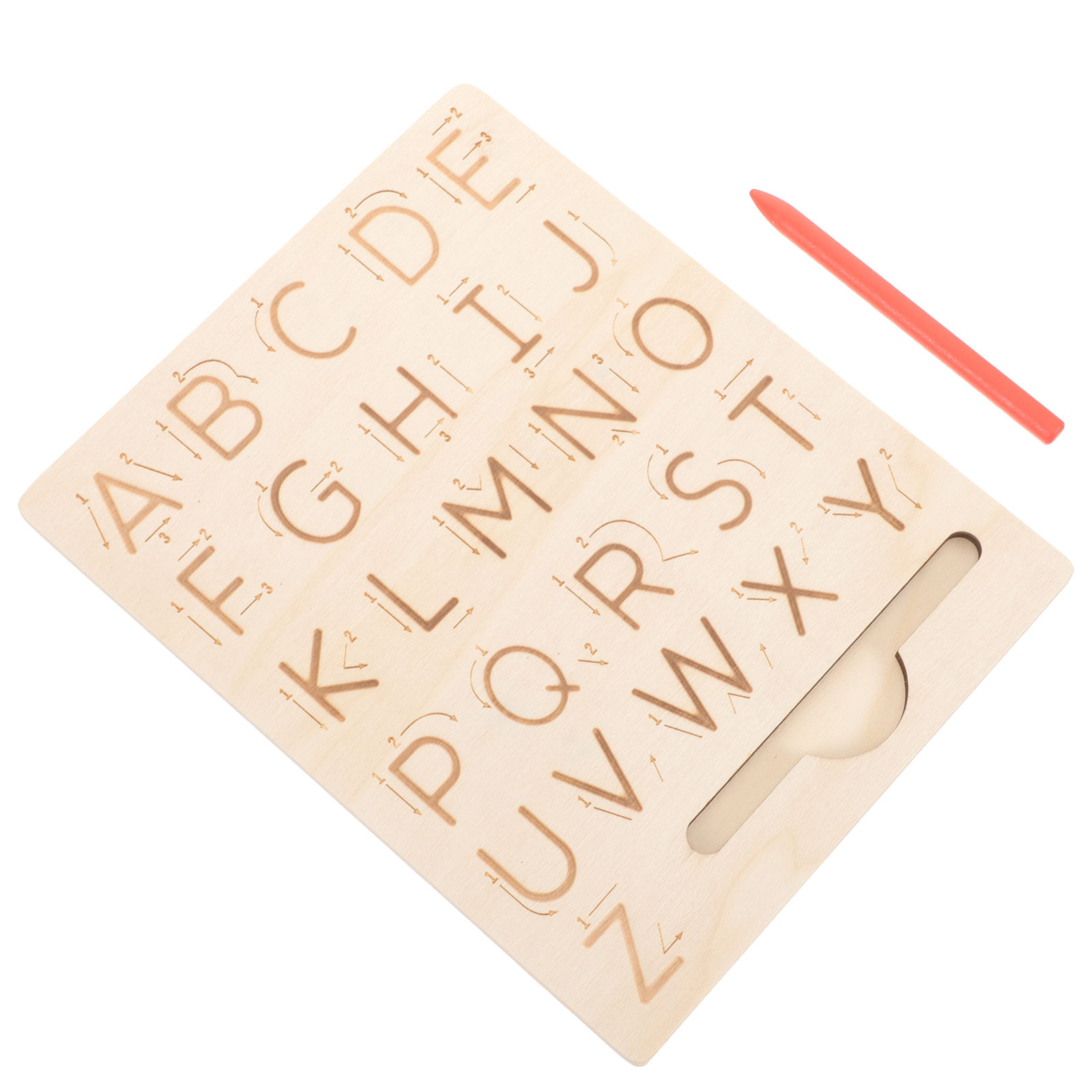 FONDOTIN Montessori Letter Tracing 1 Set Kids Tracing Board For Early ...
