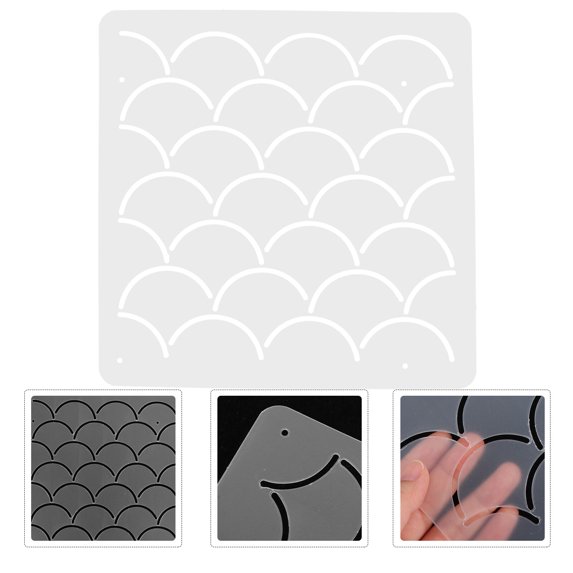 FONDOTIN Multi Purpose Transparent Plastic Sewing Ruler for Quilting ...