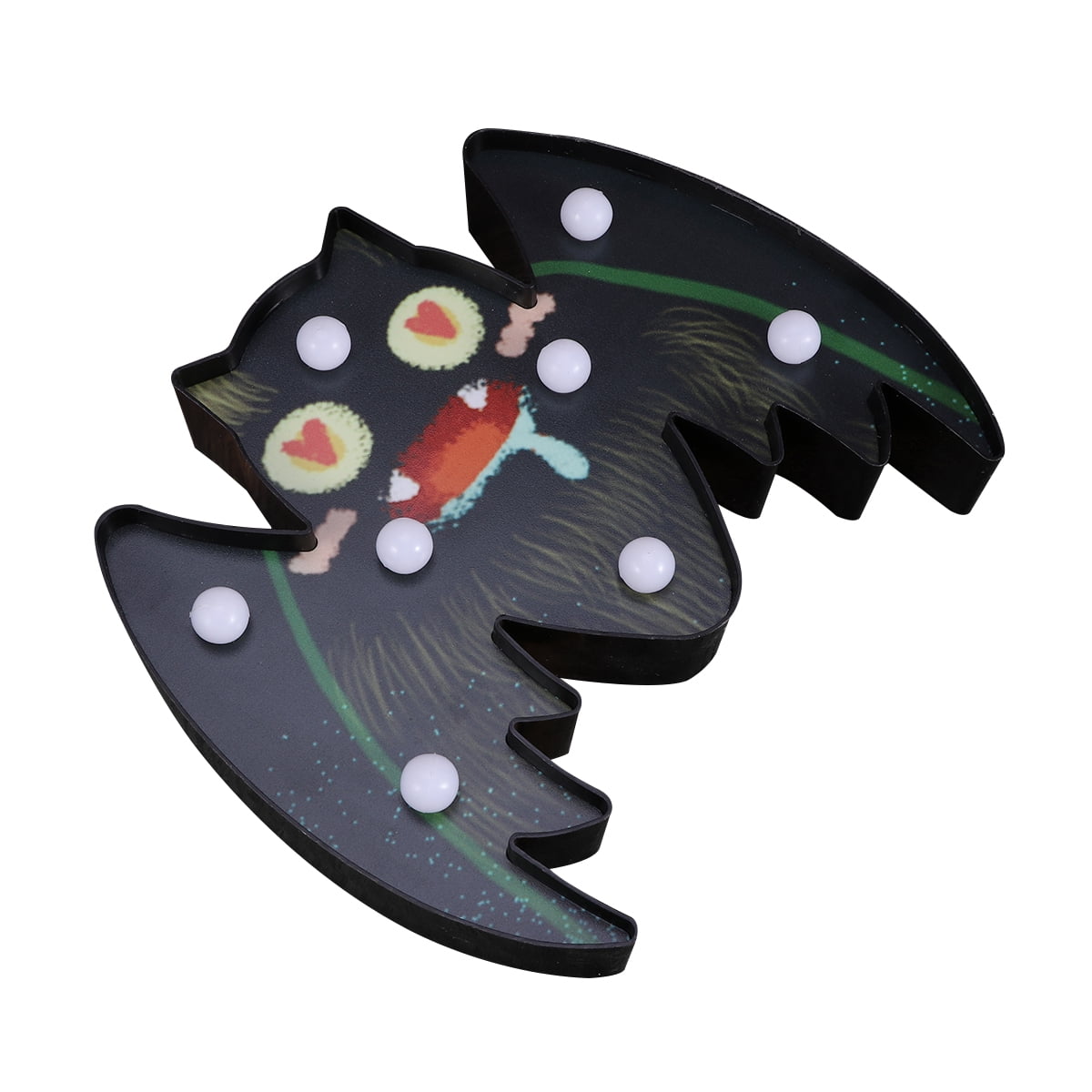 FONDOTIN Night Light 1Pack Bat Shaped Plastic Led Lighting For Children ...