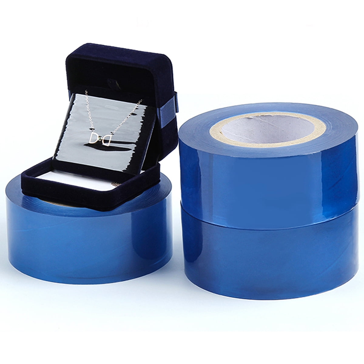 FONDOTIN PVC Wrap Film 1 Roll Clear Pallet Stretch Wrap for Storage and ...