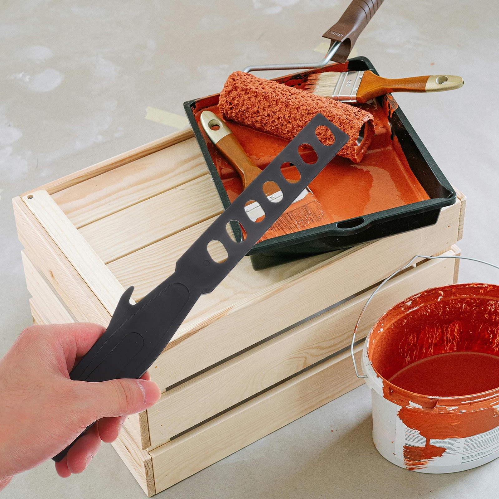 FONDOTIN Paint Mixing Stick Paint Stirring Sticks Manual Stirring Stick ...