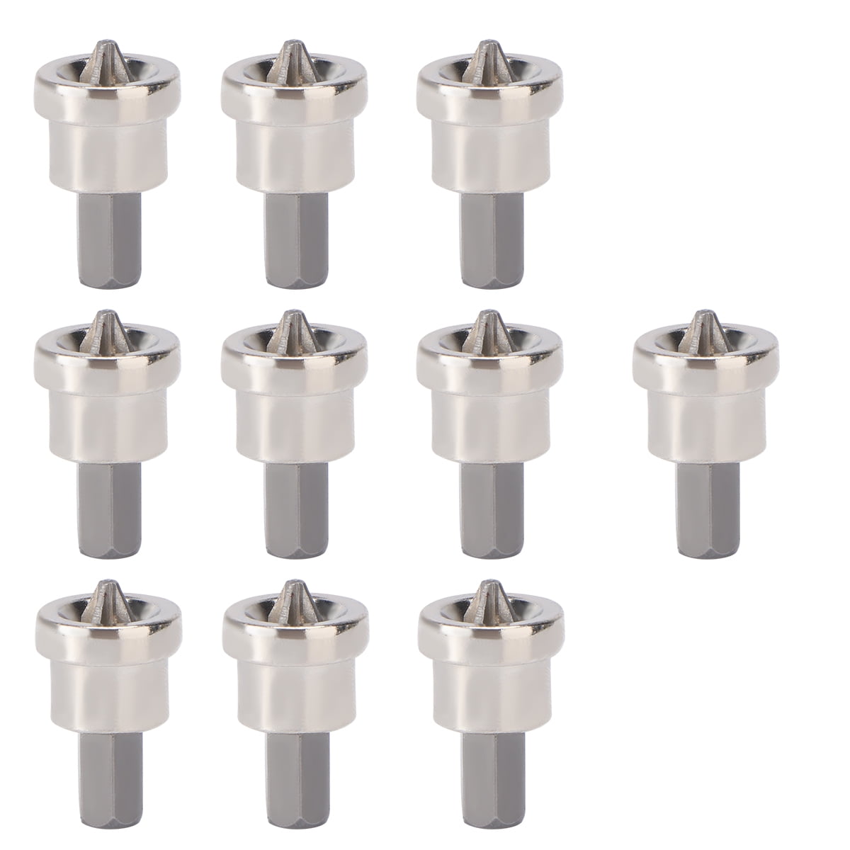 FONDOTIN Ph2 Drywall Bits 10Pcs Tool Steel For Drywall Bit Holder Depth ...
