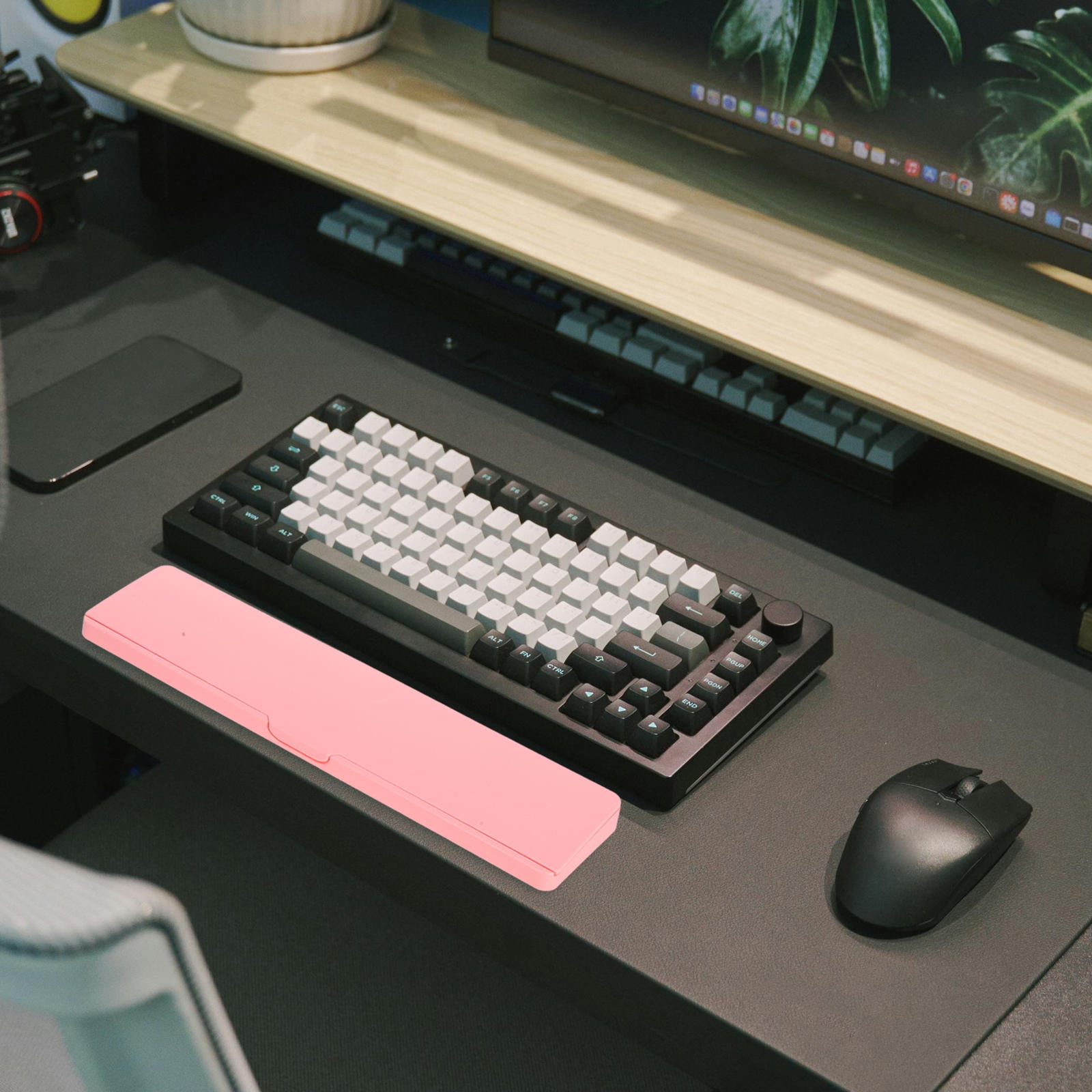 FONDOTIN Plastic Keyboard Tray Computer Keyboard Holder With Pencil ...