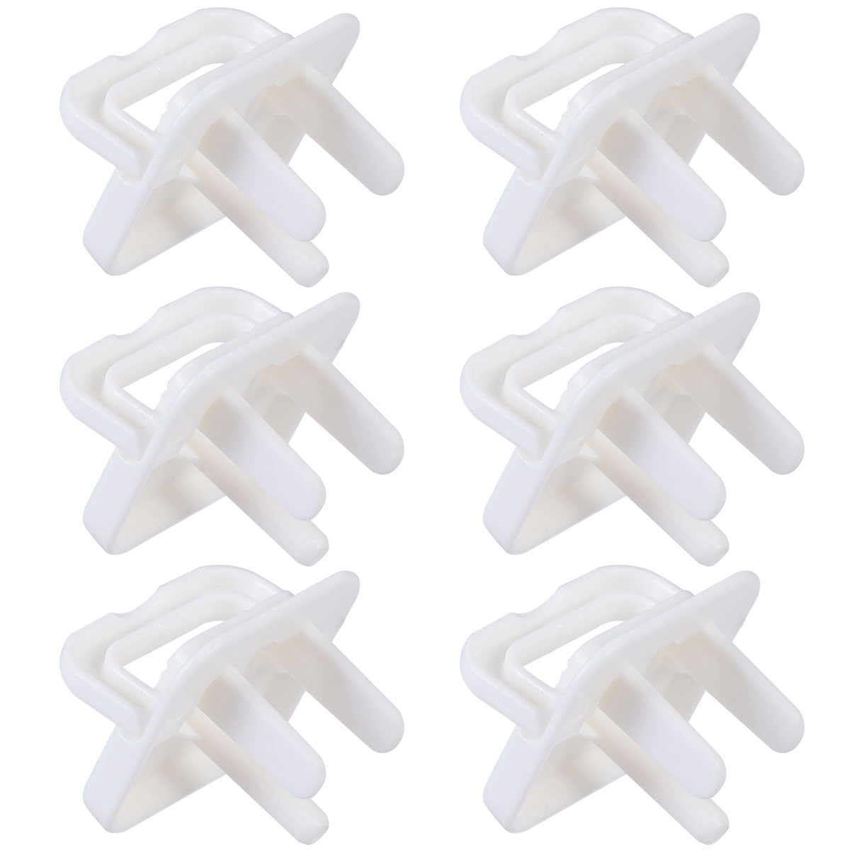 FONDOTIN Power Plug Cover 25Set Rectangular Plastic White Electrical ...