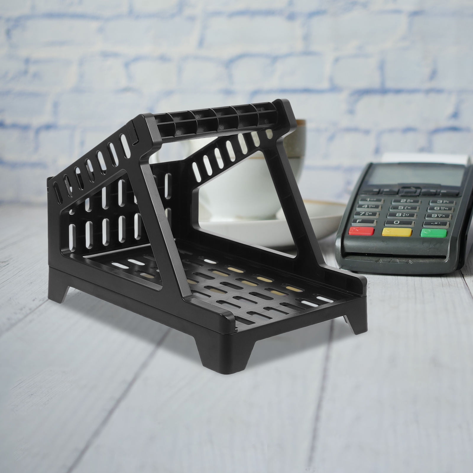 FONDOTIN Professional Shipping Label Stands 1Set in Black ABS Enhancing ...