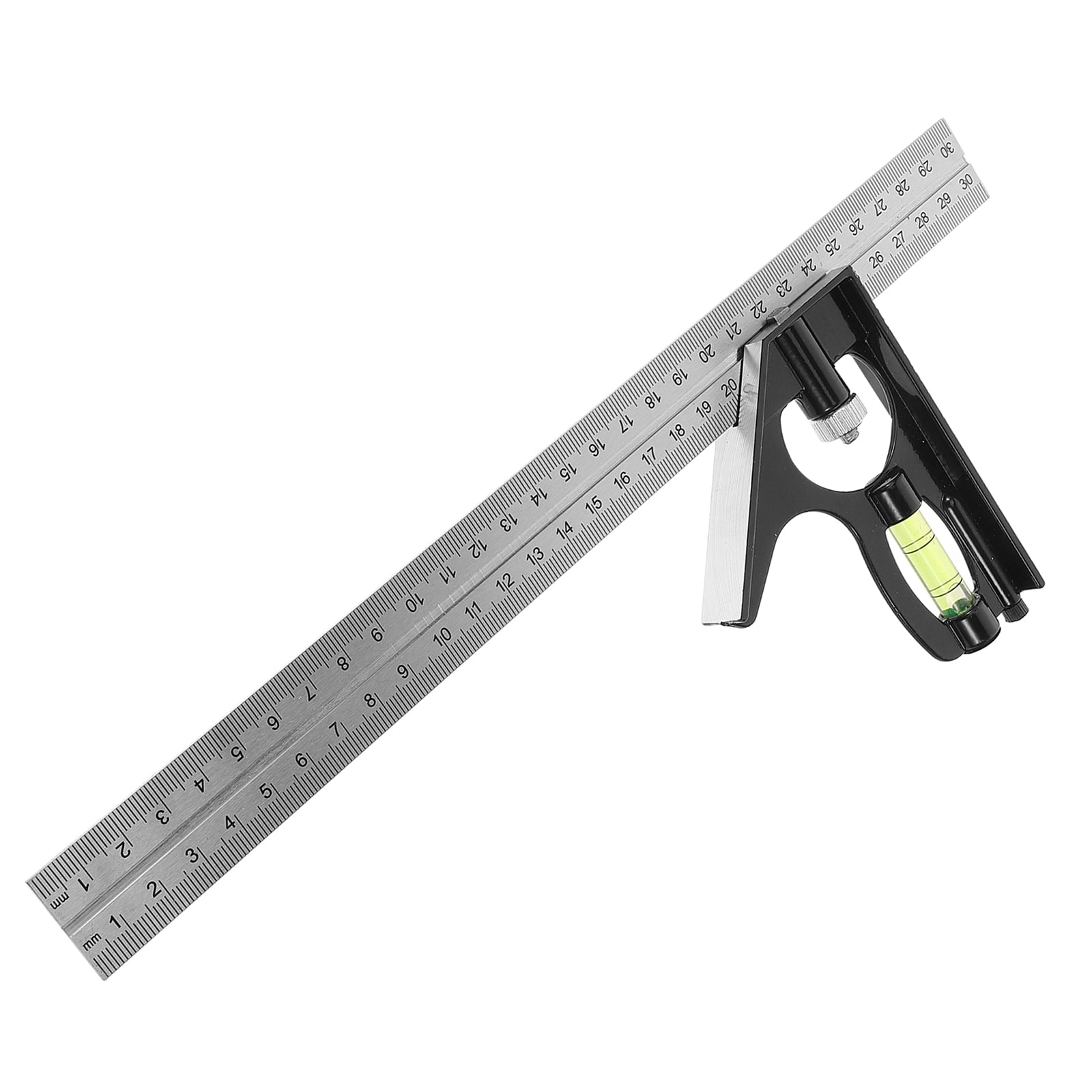 FONDOTIN Protractor Shape Combination Ruler Multi-functional Aluminum ...