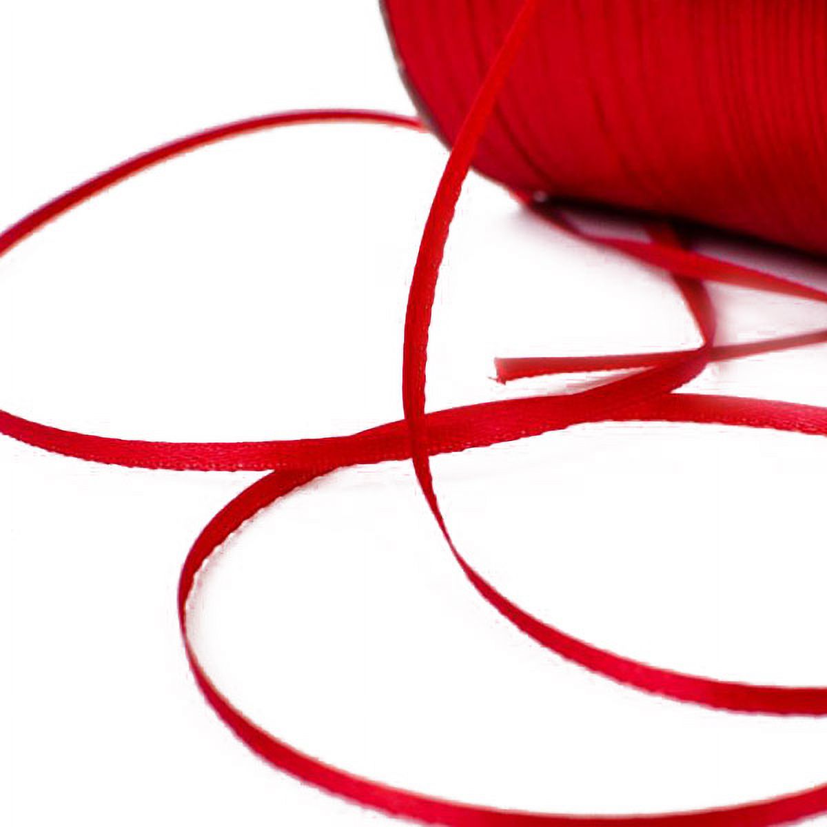 FONDOTIN Red Satin Ribbon 870 /8 Inch Wide for Florists and 1Pcs ...