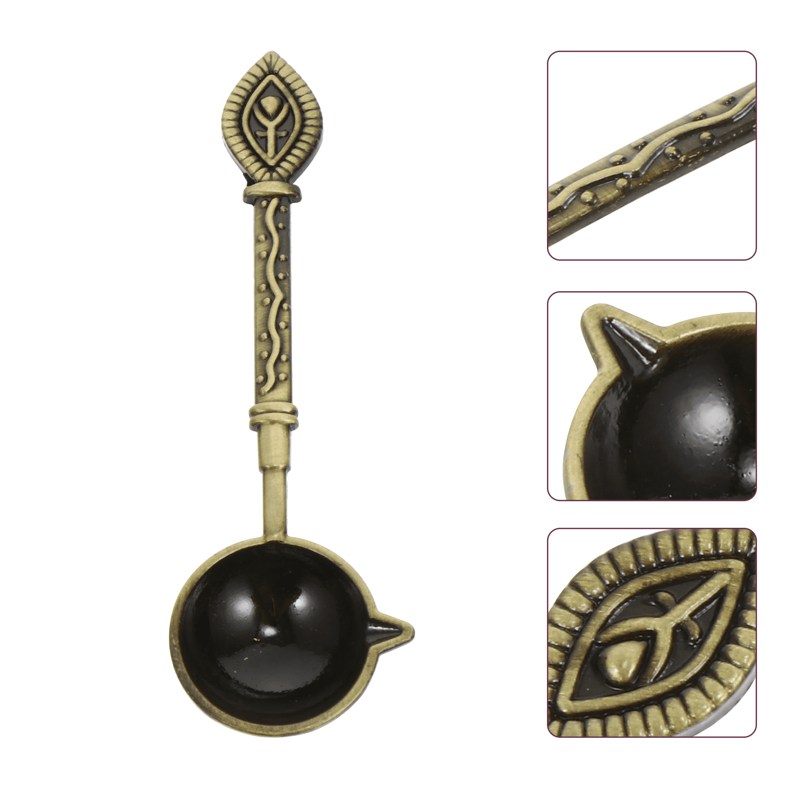 FONDOTIN Retro Badge Sealing Wax Spoon Paint Stamp Tool for Making ...