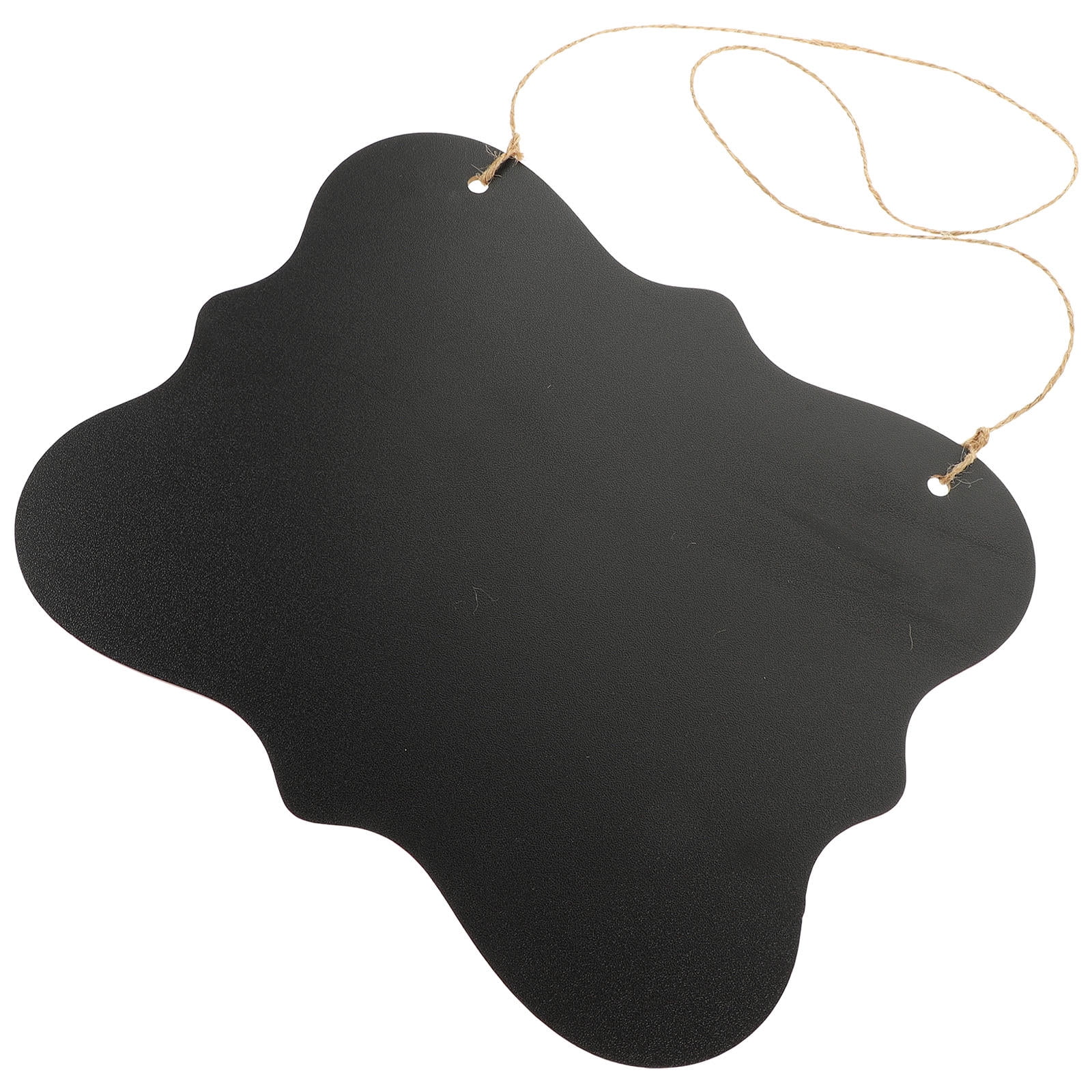 FONDOTIN Small Hanging Memo Sign Black Density Board 1Pack for Door ...