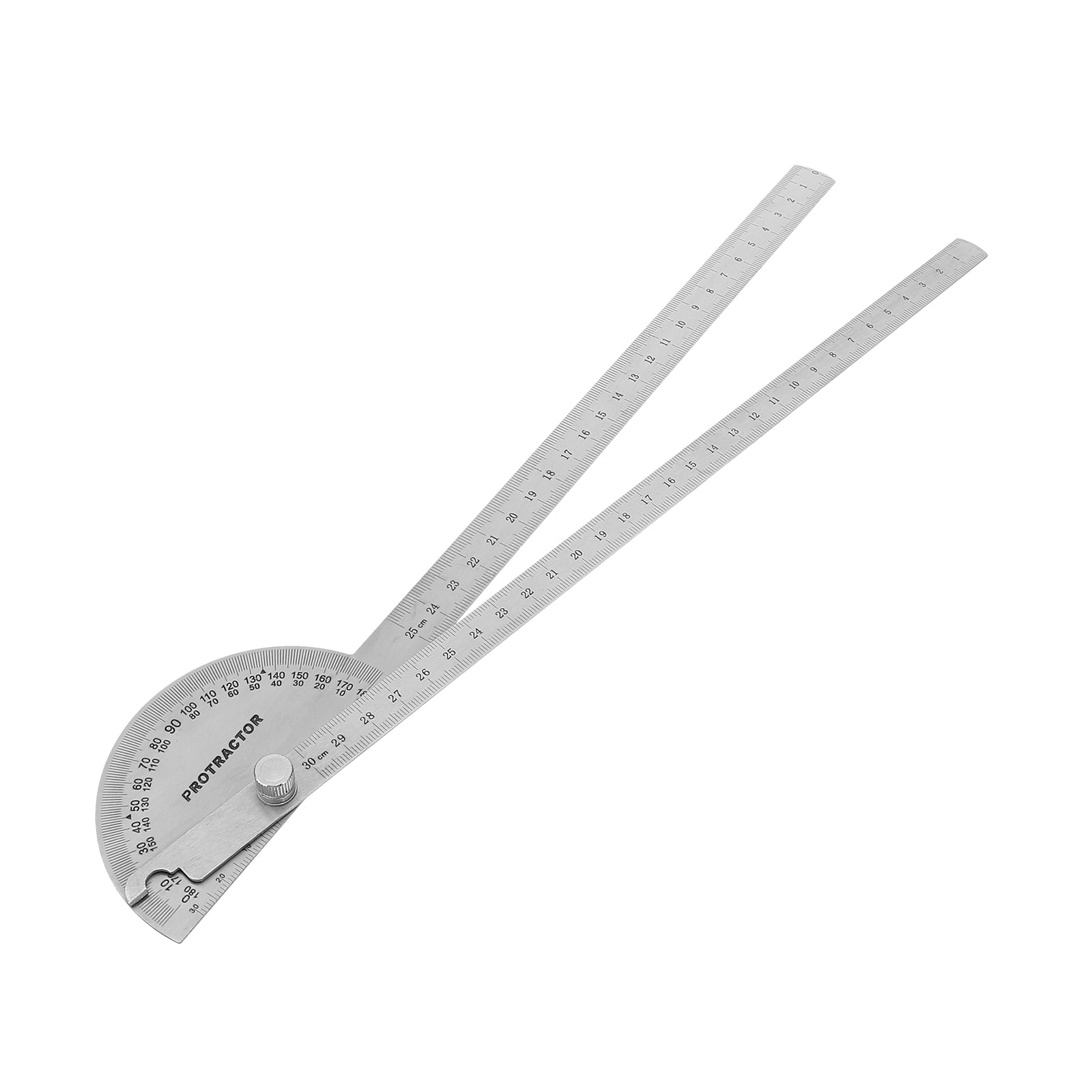 FONDOTIN Stainless Steel Rotating Angle Ruler Protractor for Accurate ...