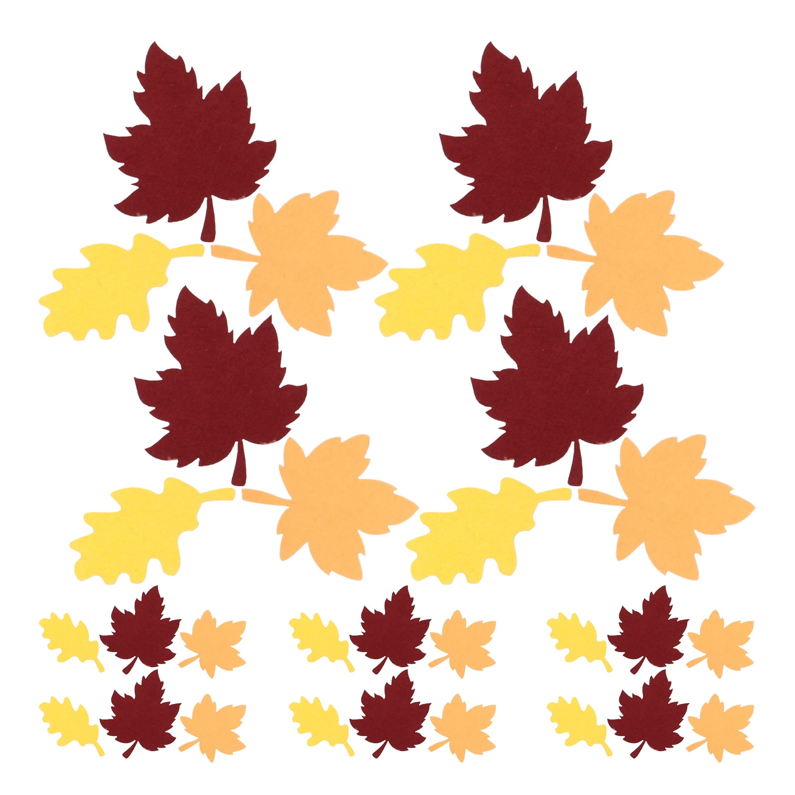 FONDOTIN Thanksgiving Confetti Maple Leaf Decorative Props for Engaging ...
