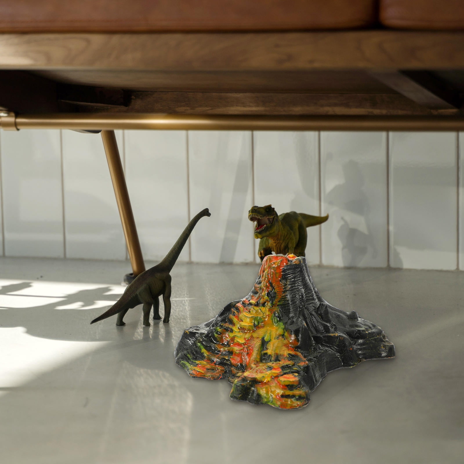 FONDOTIN Toy Volcanoes 14.00X9.50X3.50cm Soft Plastic Realistic Shape ...