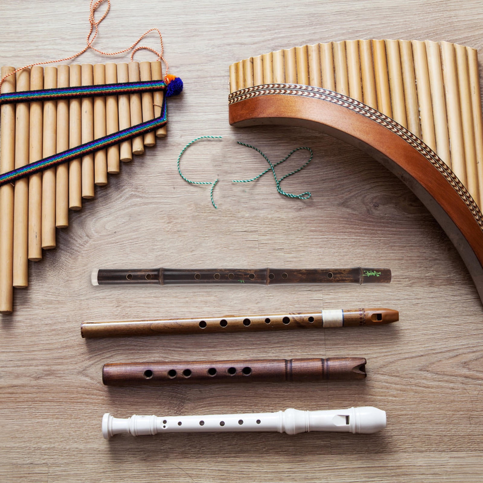 FONDOTIN Traditional Chinese Wind Instrument Handmade Bamboo Flute for ...