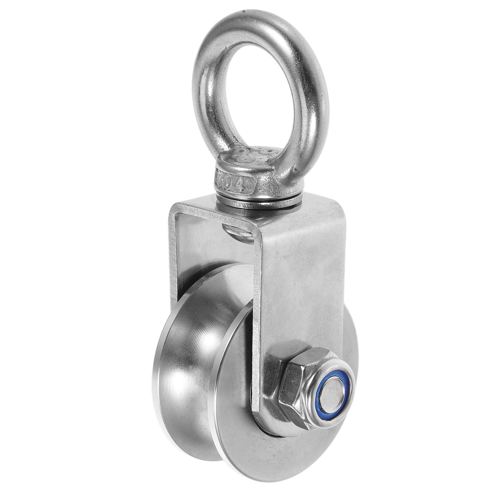 FONDOTIN U Type Swivel Pulley Stainless Steel Bearing Silent Detachable ...