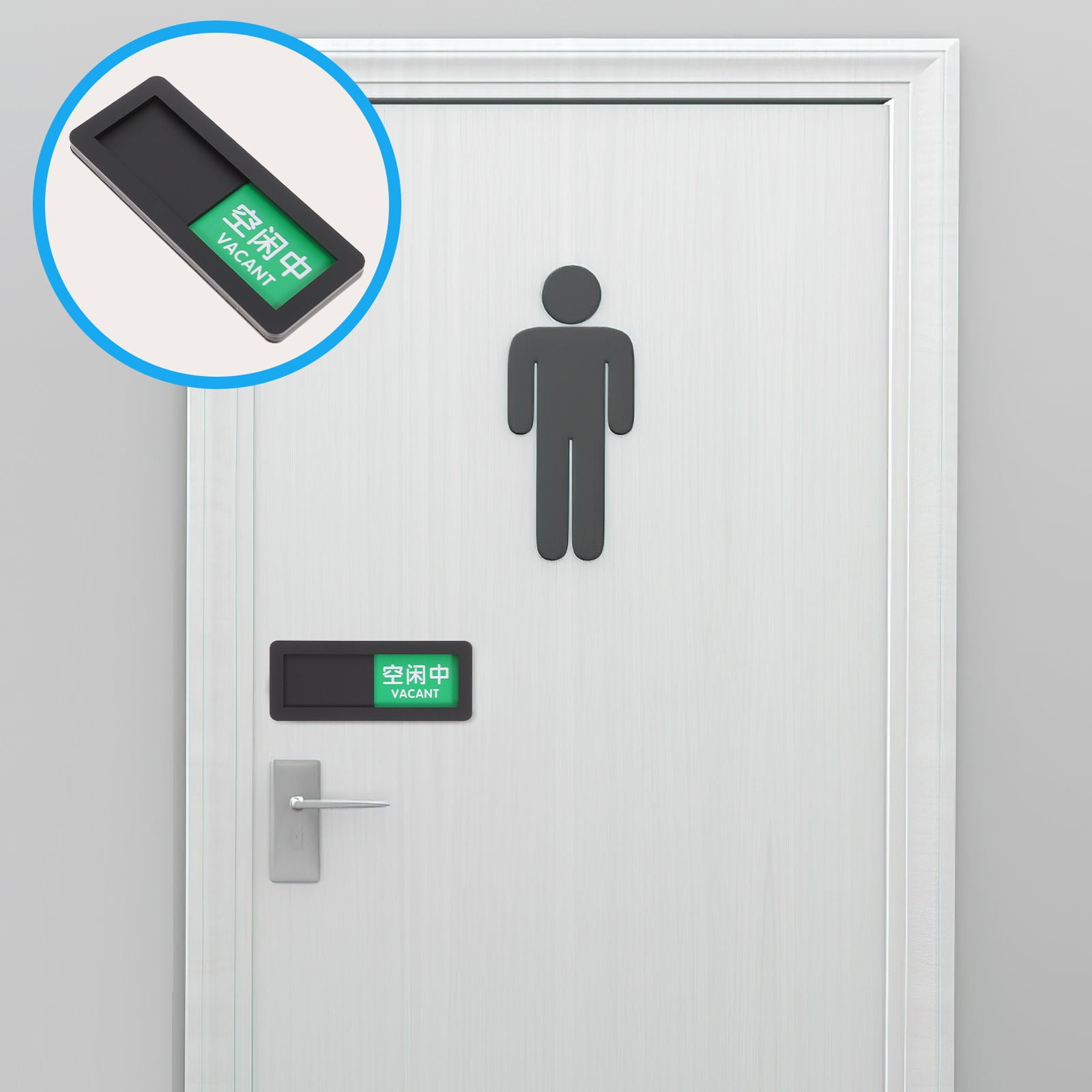 FONDOTIN Vacant Door Sign Slider Indicator For Conference Restroom ...
