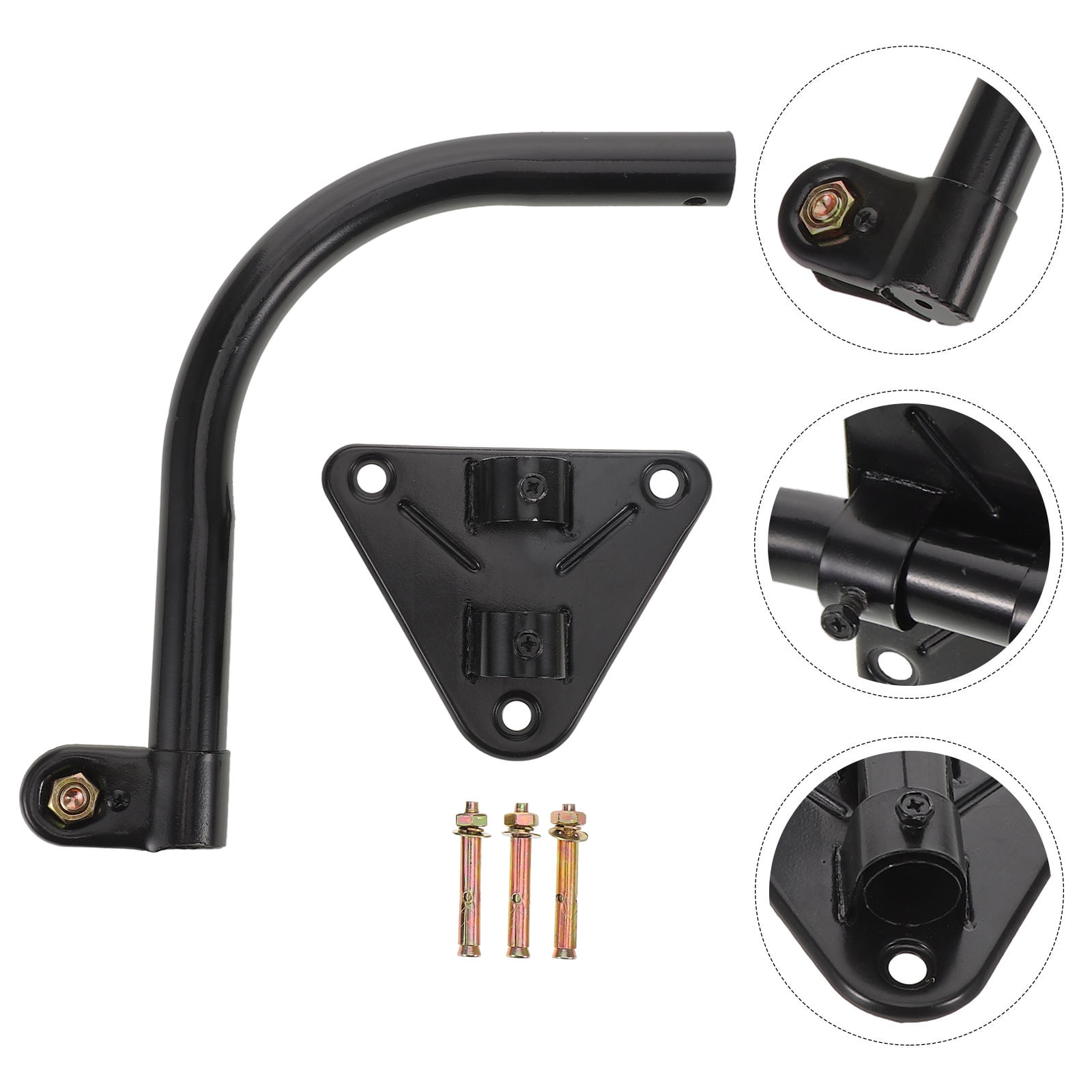 FONDOTIN Wall Fan Bracket 1 Set In Black Iron For Mounting And Support ...