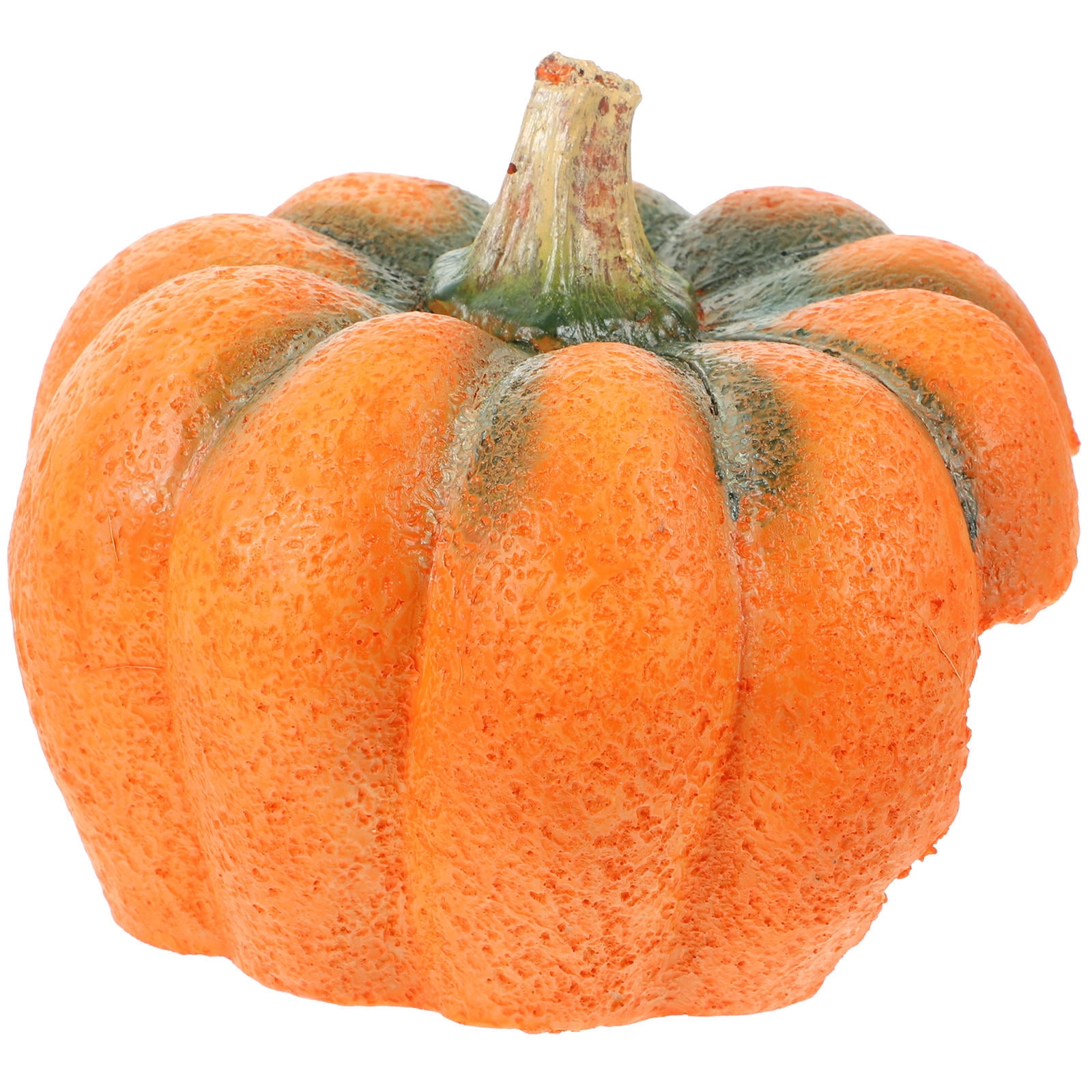 FONDOTIN Fish Tank Accessory Pumpkin Shaped Fish Cave Resin Yellow 1Set ...