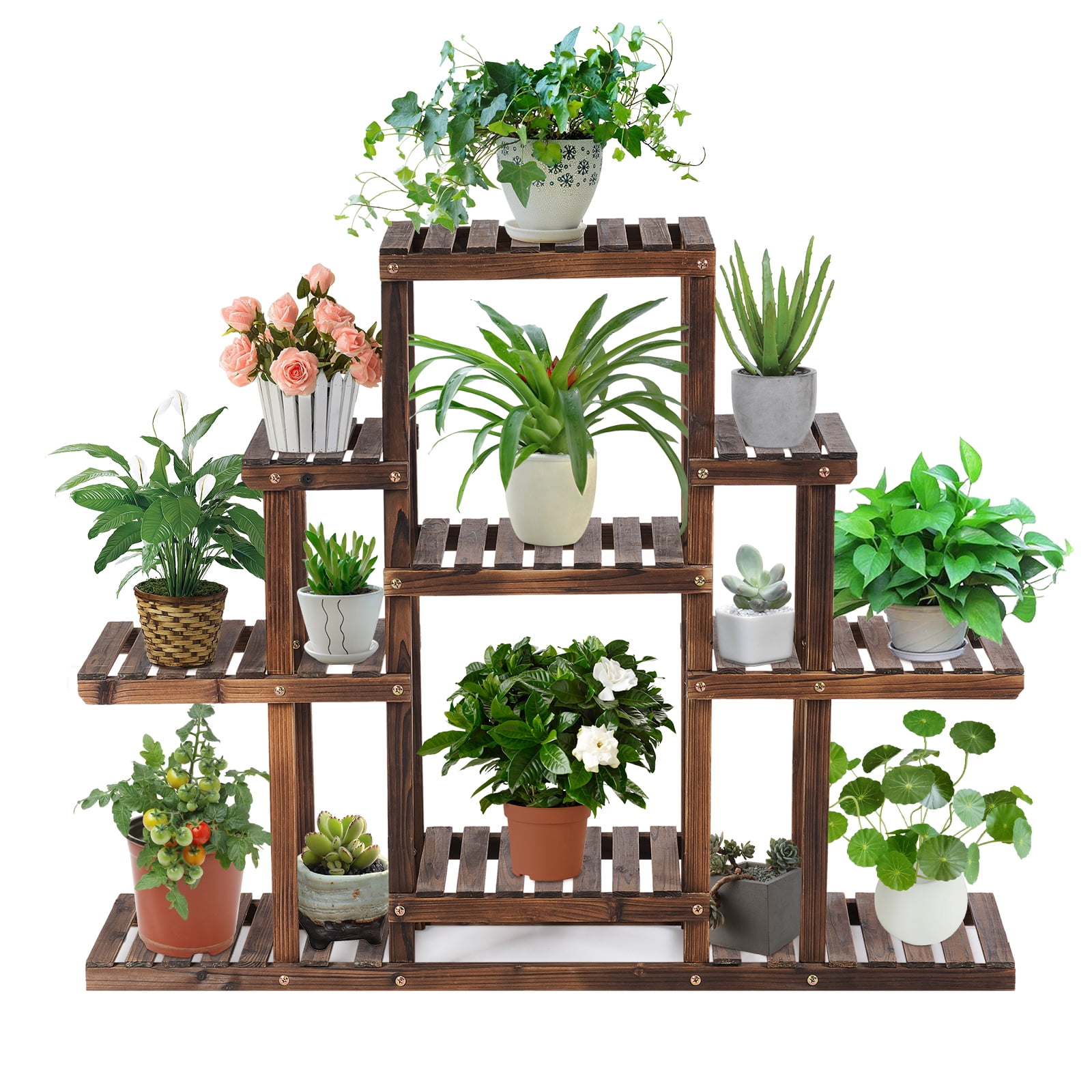 FONIRRA Multi-Tier Plant Stand Indoor Outdoor Potted Plant Shelf ...