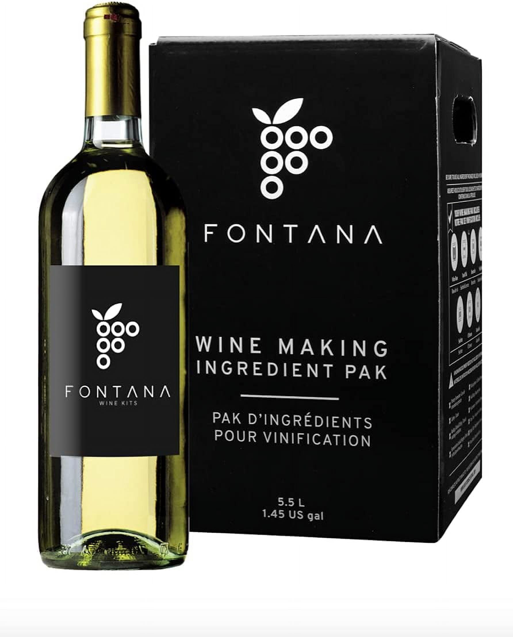 FONTANA Fontana Italian Pinot Grigio Wine Kit | Wine Making Ingredient ...